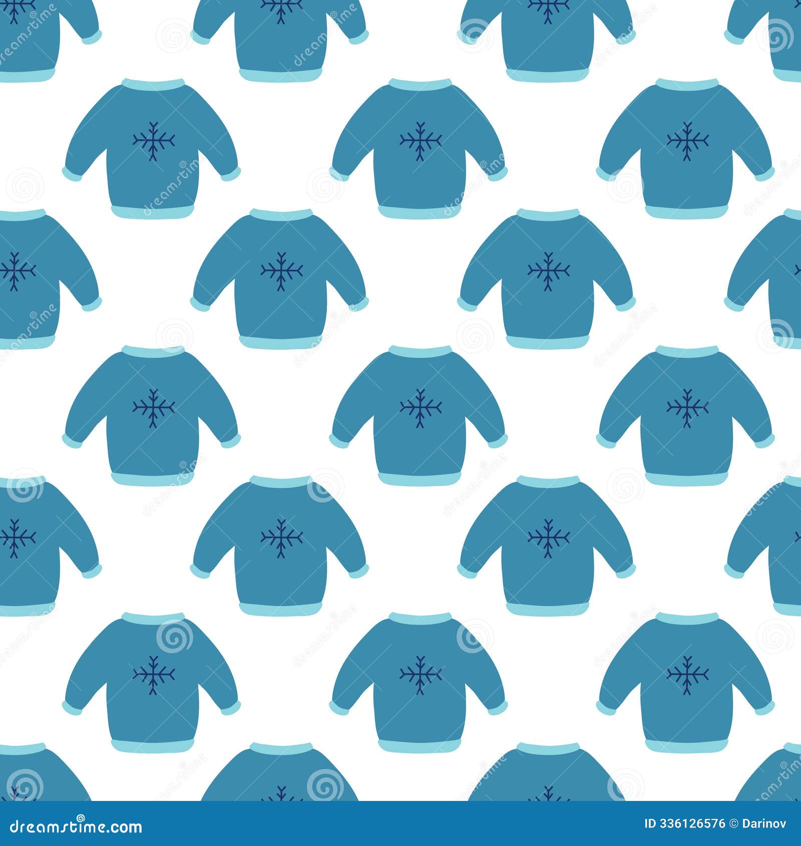 Seamless Pattern. Winter Sweater with Snowflakes Design. Cozy Fall ...