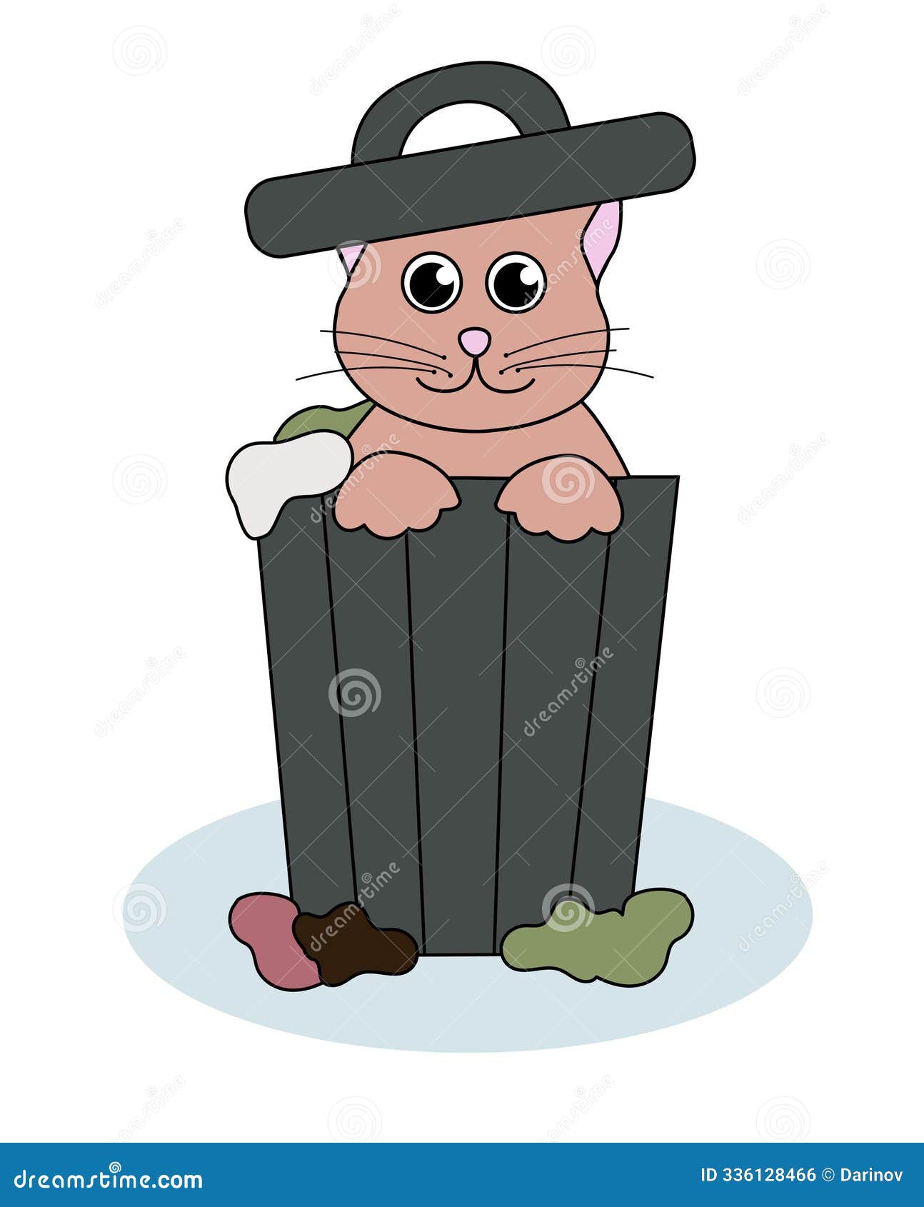 Stinky Situation: A Green Cloud Of Bad Smells Coming Out Of A Toilet ...