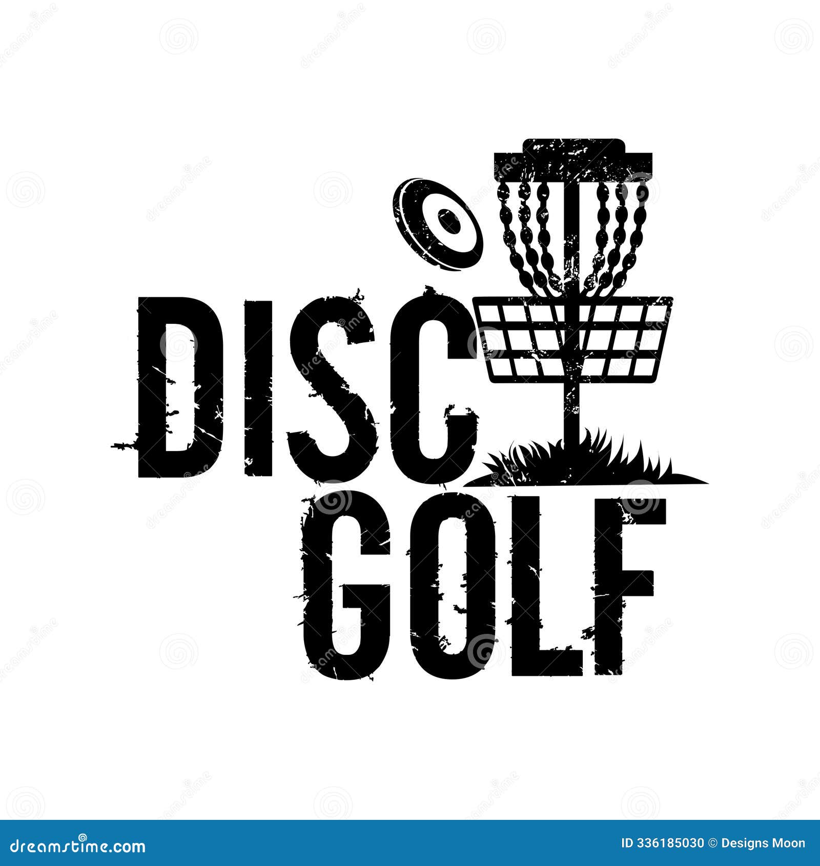 Disc Golf Logo Design Sports Logo Stock Illustration - Illustration of ...