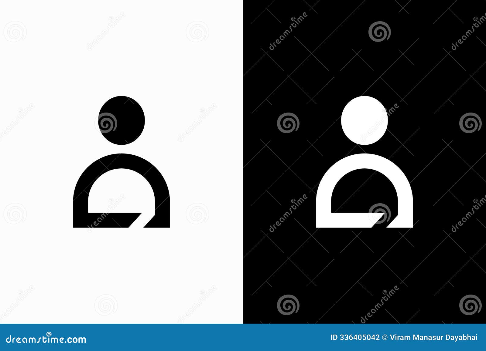 People Person Man Icon Design, Abstract Human Figure Icon Vector Design ...