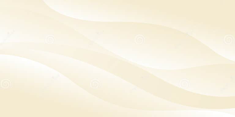 Abstract Soft White and Cream Wave Background. Modern Elegant Luxury ...