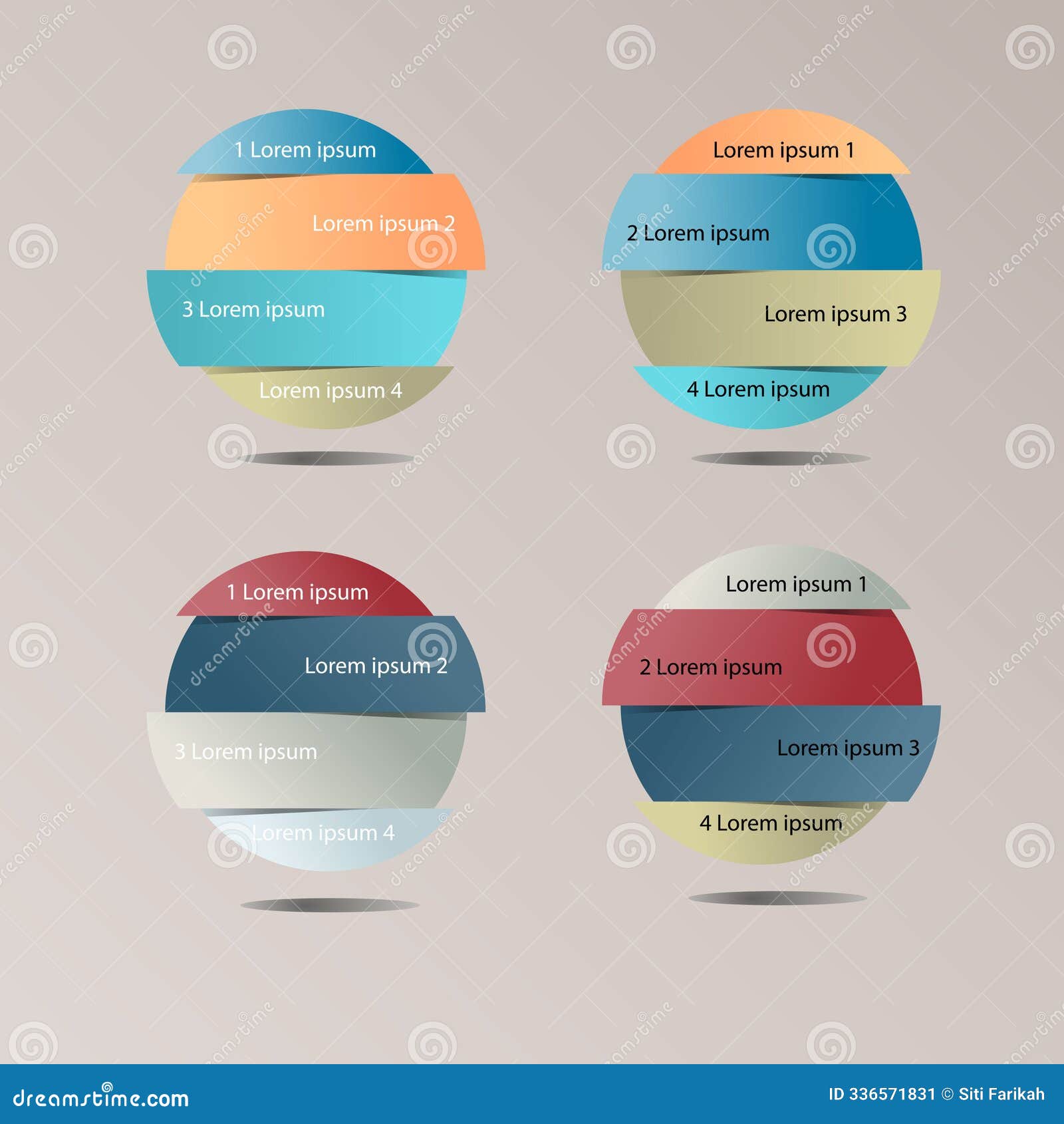 The Four Dimensions Royalty-Free Cartoon | CartoonDealer.com #285335009