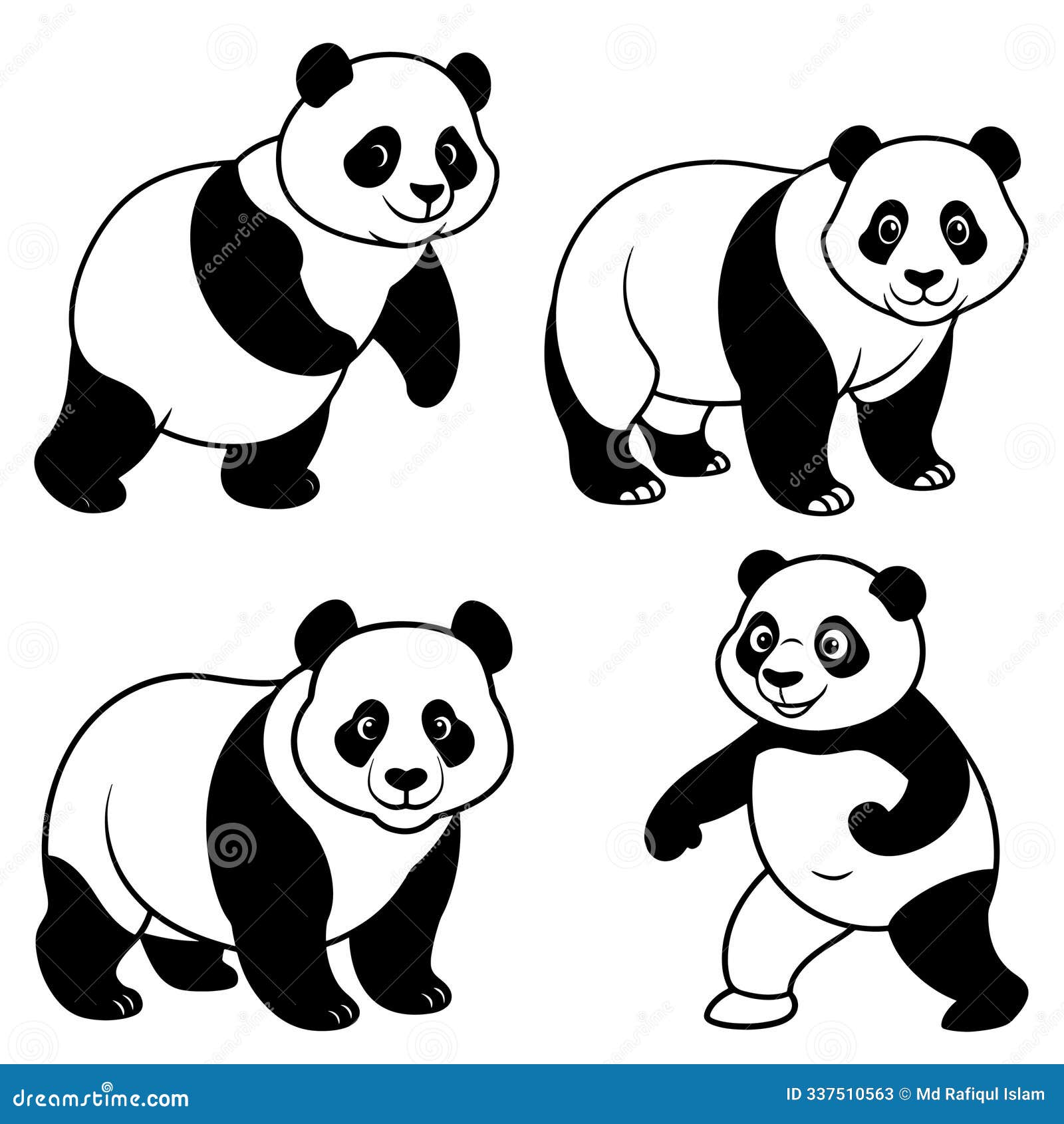 Dynamic Panda In Traditional Attire Striking A Fierce Pose Amidst ...