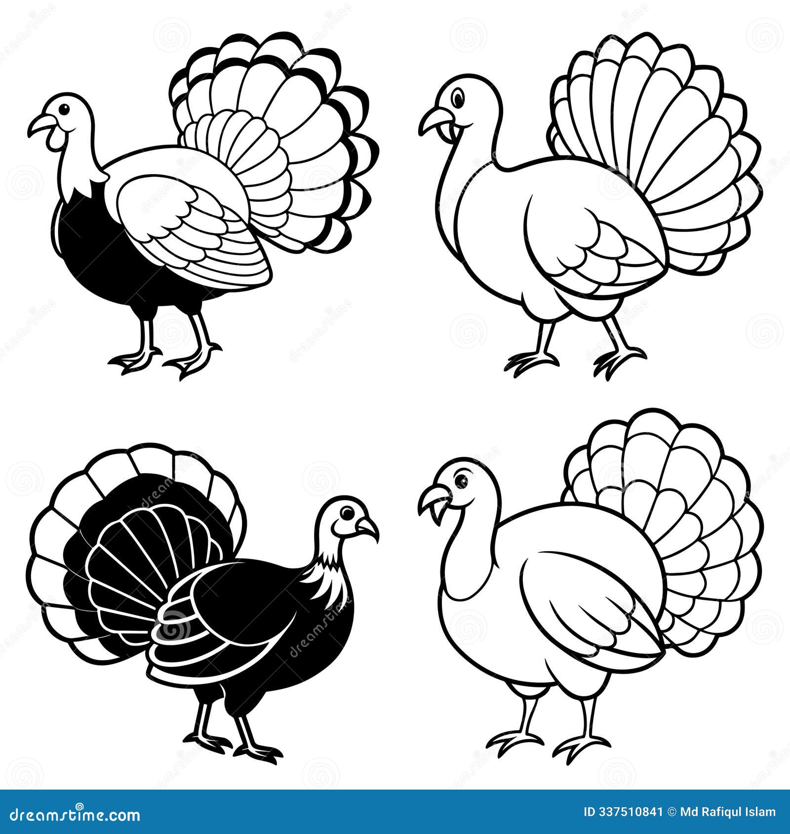 3d Rendering of Dynamic Turkey Silhouette Line Art. Generative AI Stock ...