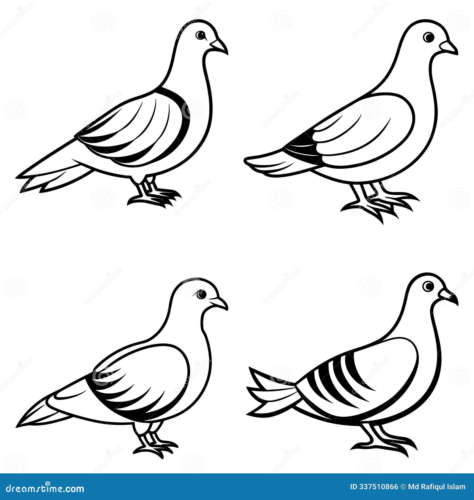 3d Rendering of Dynamic White Dove Silhouette Line Art. Generative AI ...