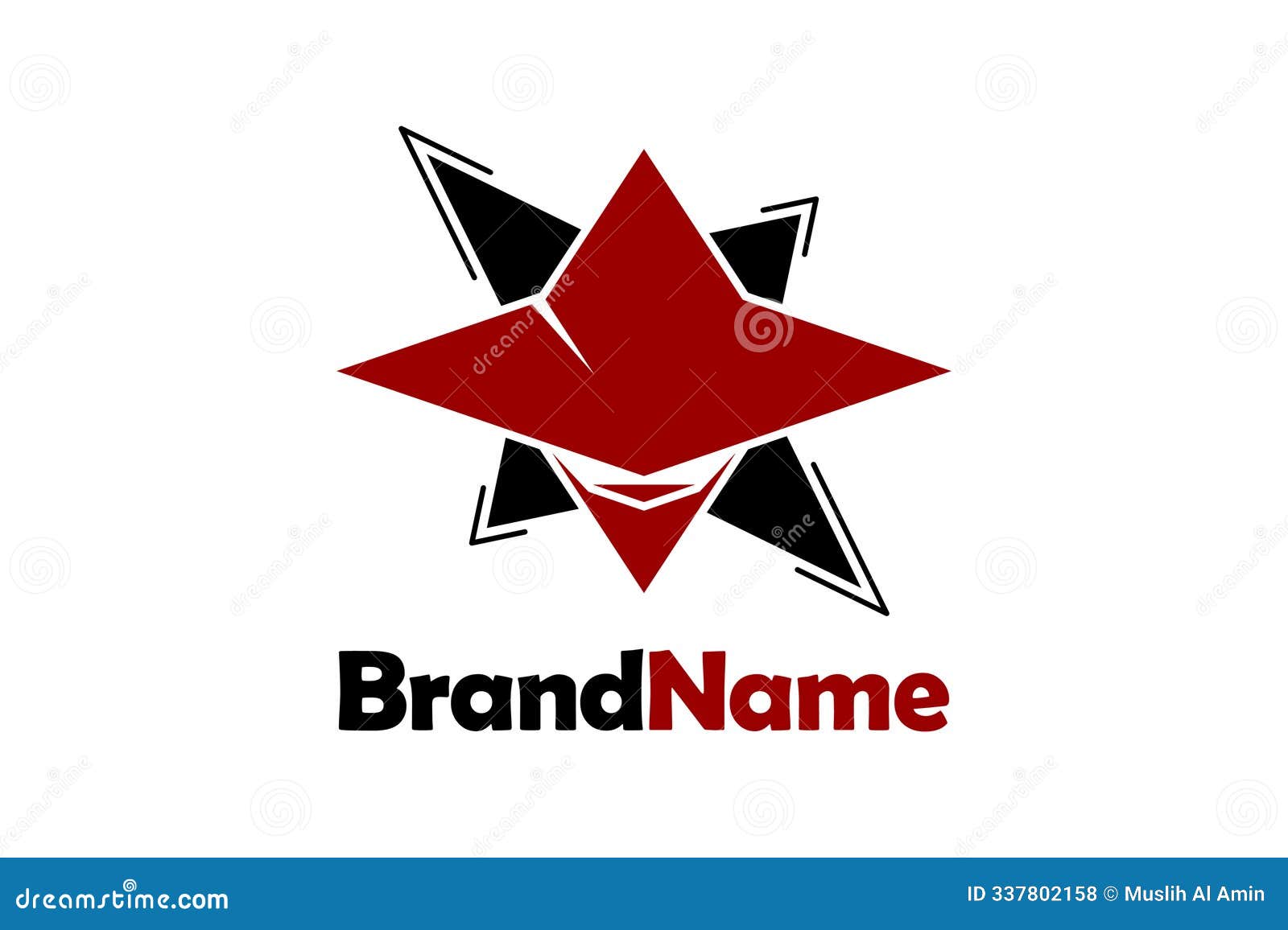 Star Anonymous Logo Design Concept Template. Stock Illustration ...