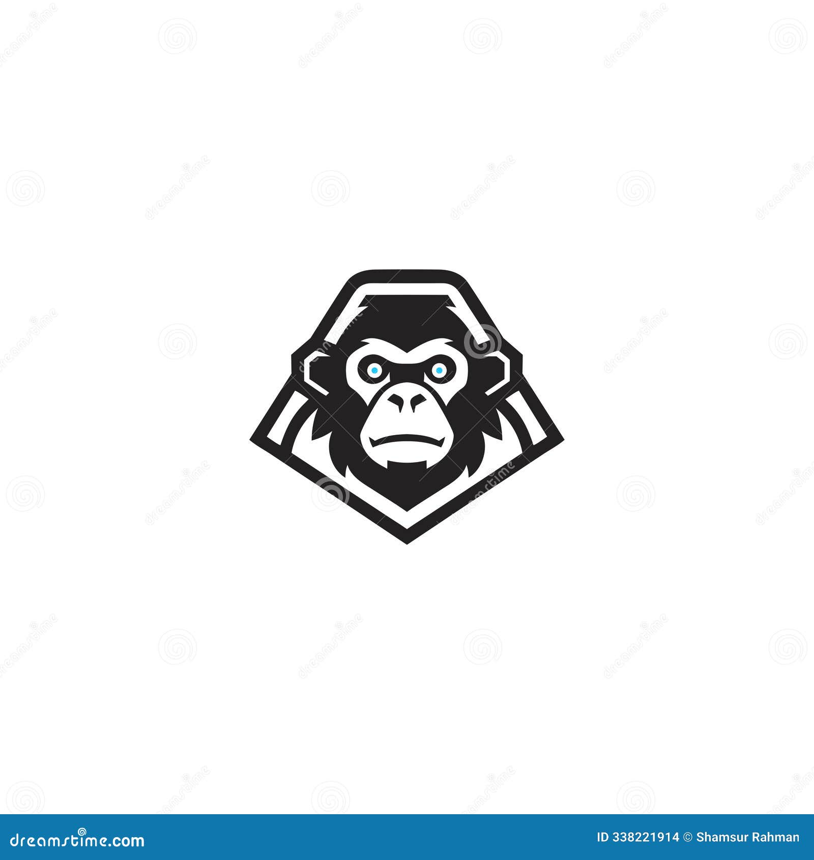 Monkey Logo. Simple Modern Monkey Logo Suitable for Many Businesses ...