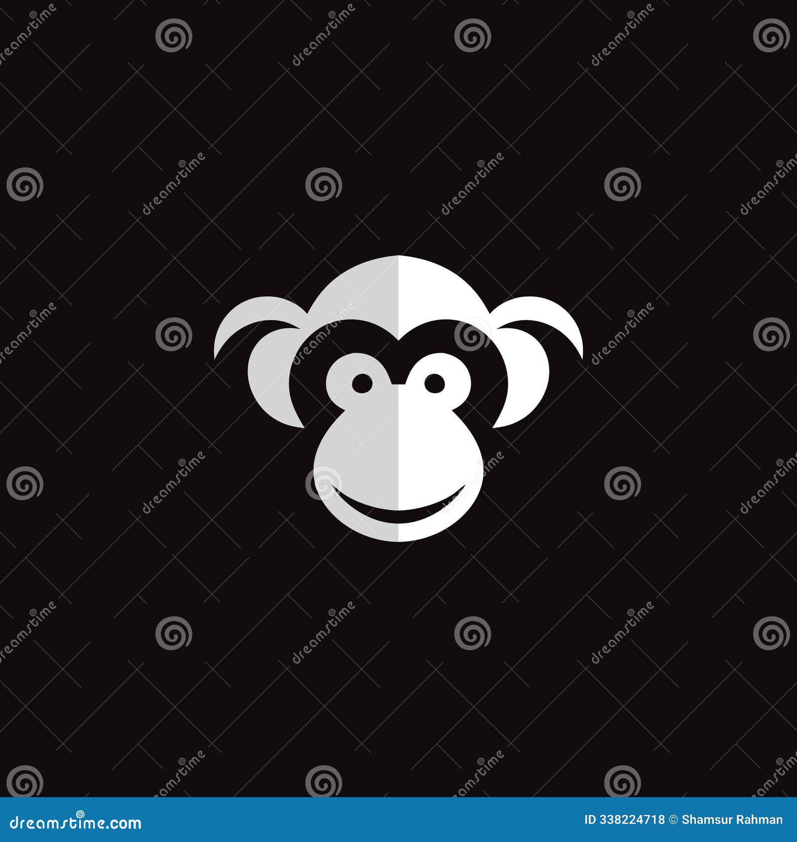Monkey Logo. Simple Modern Monkey Logo Suitable for Many Businesses ...