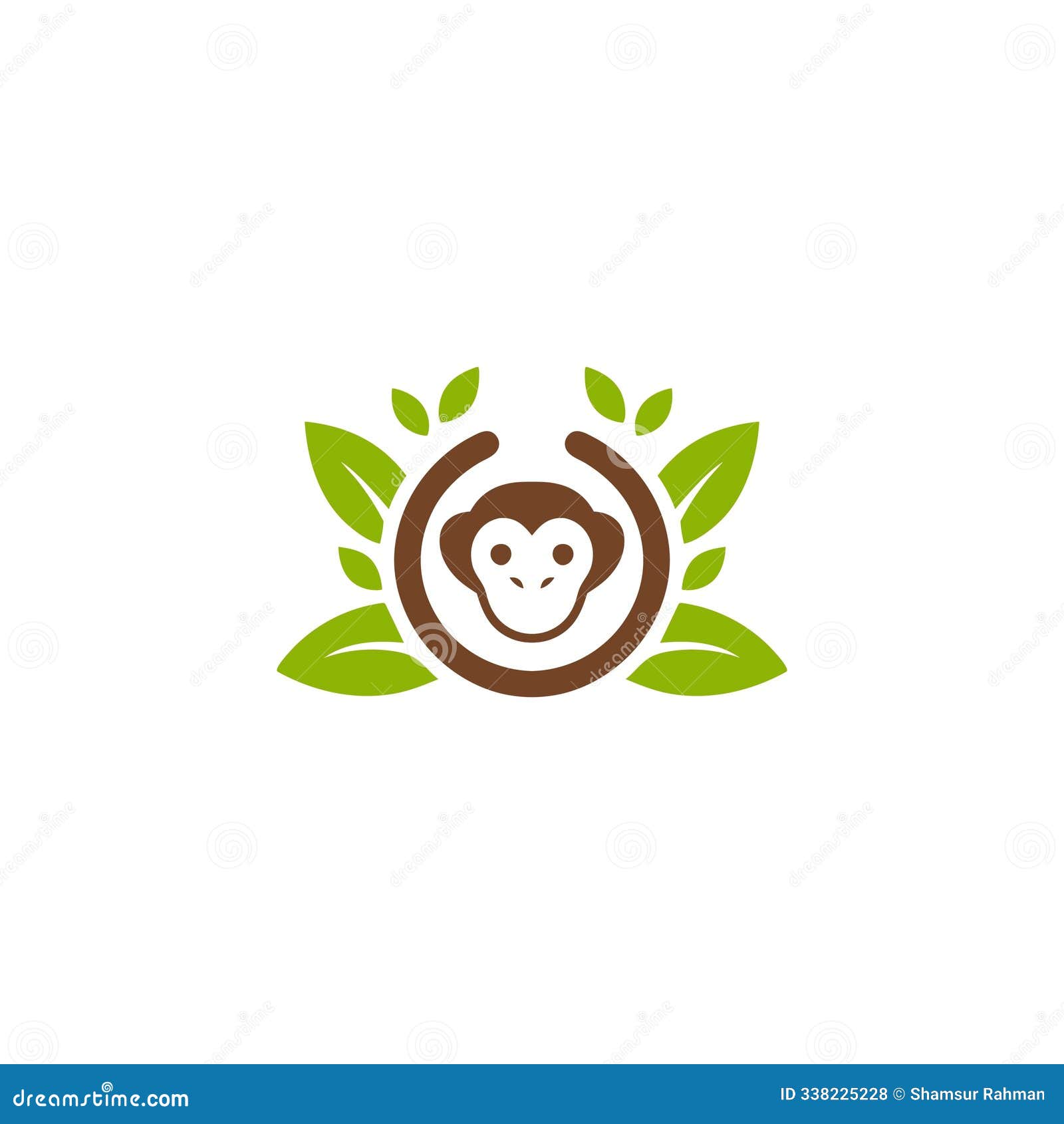 Monkey Logo. Simple Modern Monkey Logo Suitable for Many Businesses ...