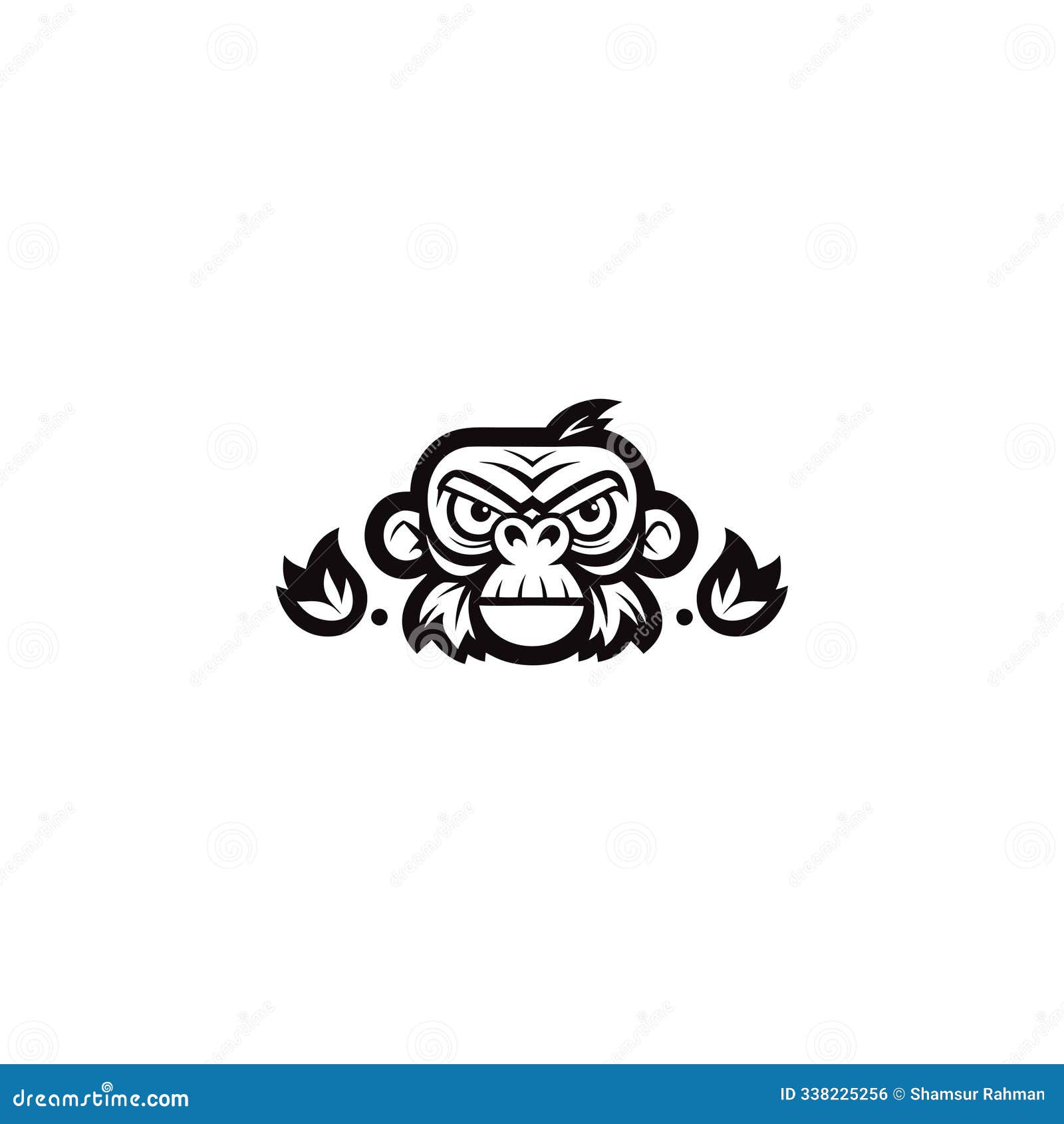 Monkey Logo. Simple Modern Monkey Logo Suitable for Many Businesses ...