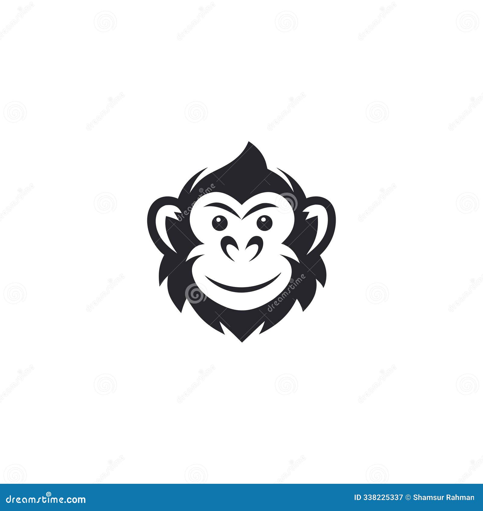 Monkey Logo. Simple Modern Monkey Logo Suitable for Many Businesses ...