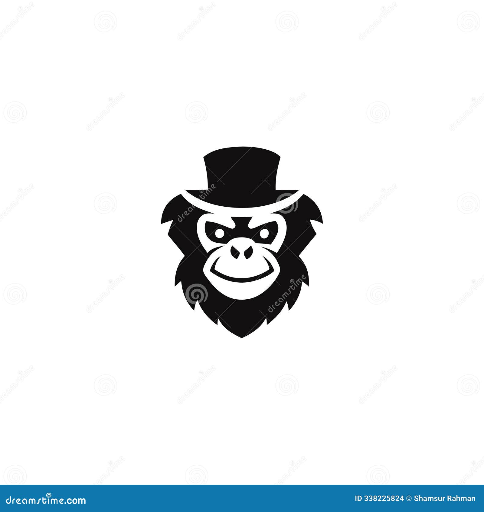 Monkey Logo. Simple Modern Monkey Logo Suitable for Many Businesses ...