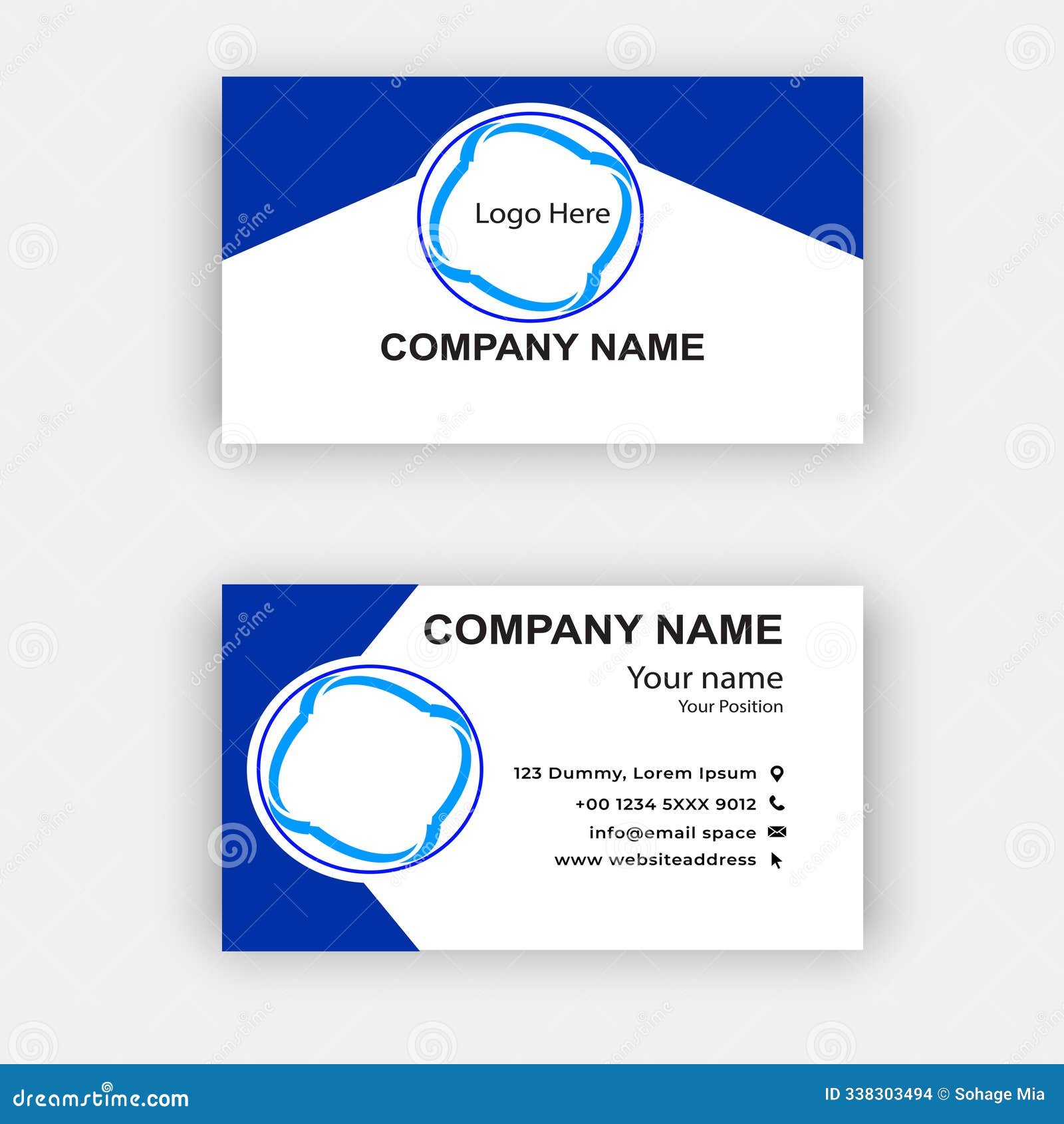 Print Templates Set Vector Illustration | CartoonDealer.com #85329936