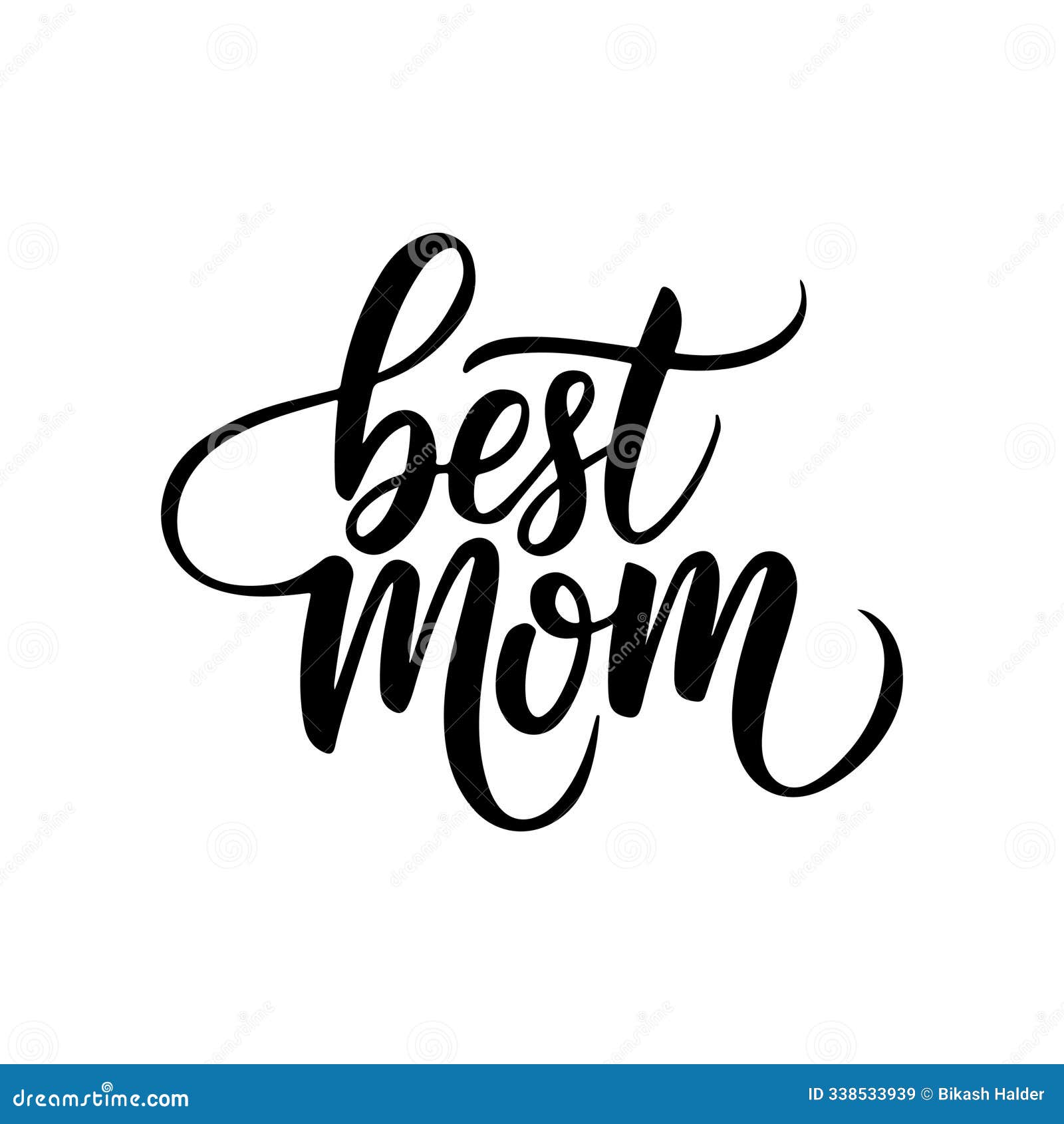 Best Mom Typography Vector Design Stock Vector - Illustration of gift ...