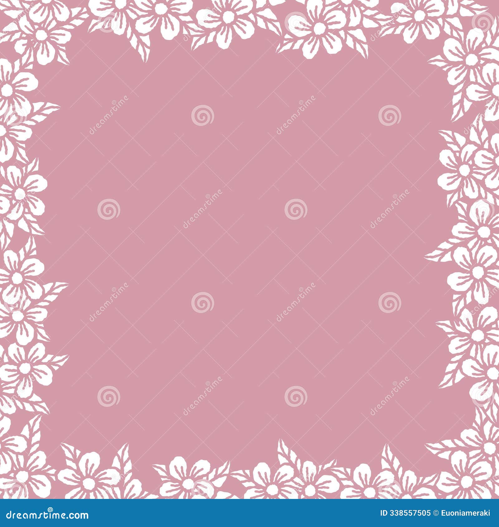 Series Of Romantic Classical Background Frames In Dusty Pink Mauve ...