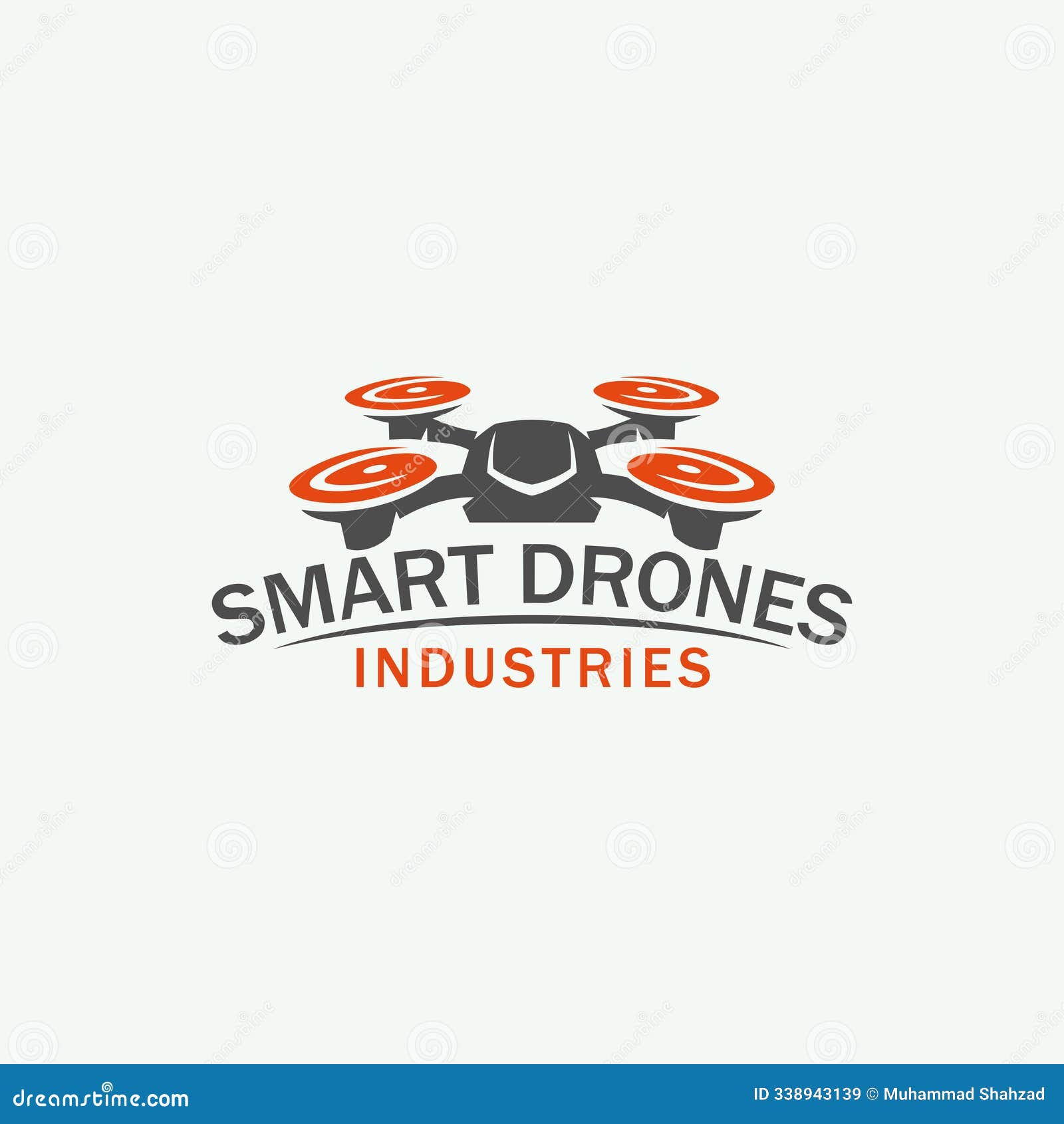 Smart Drones Vector Creative Drone for Technology Industry Simple Sleek ...