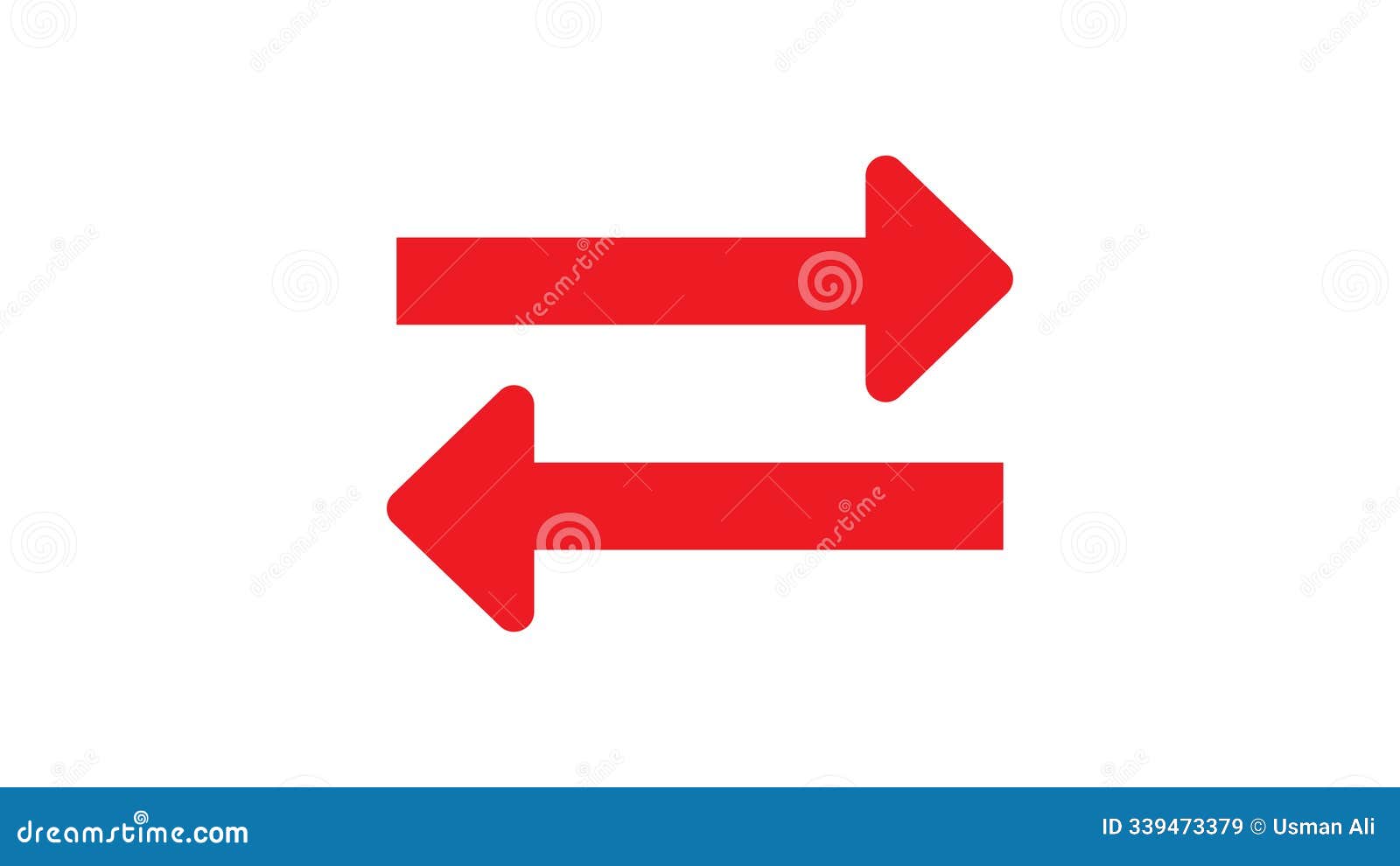 Right left arrows icon stock illustration. Illustration of left - 339473379