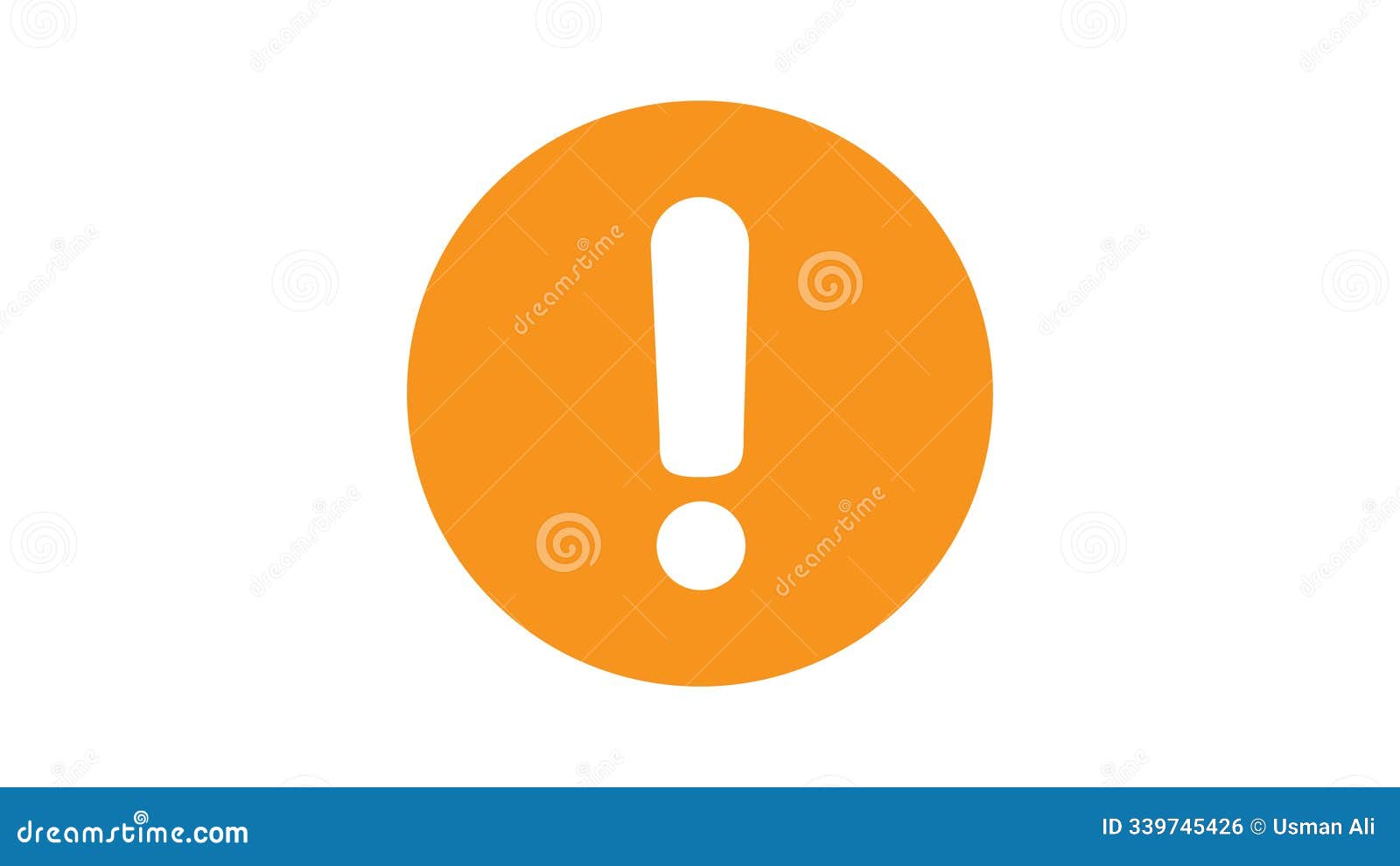 Exclamation mark icon stock illustration. Illustration of urgent ...