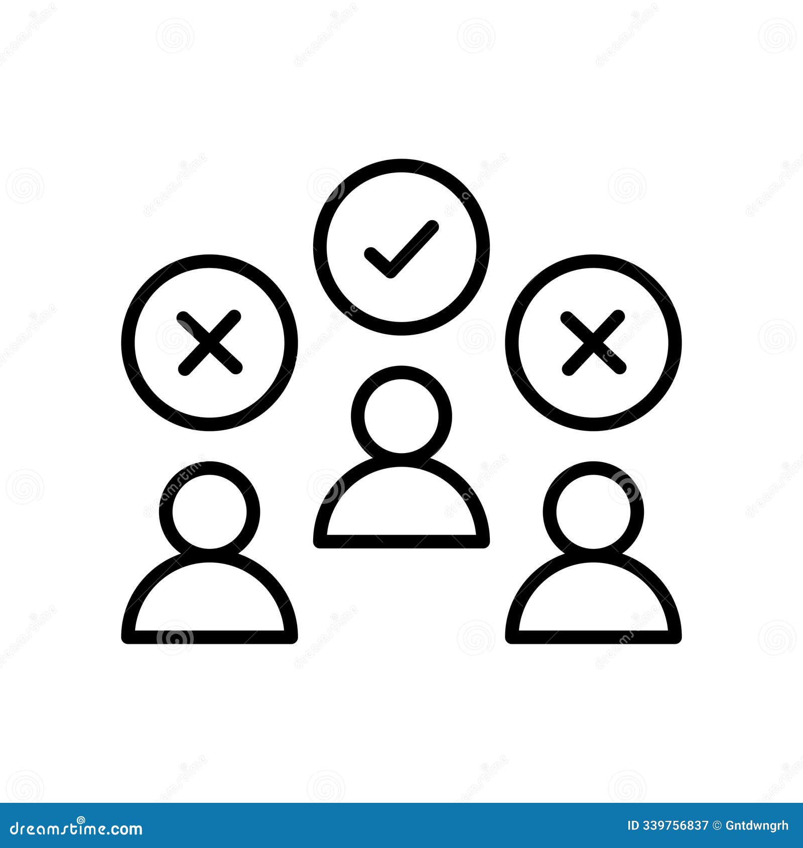 Select Right Candidate Icon in Vector. Logotype, Hiring Candidates ...