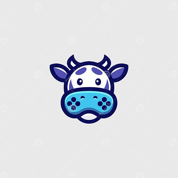 Simple Cow Logo. Cow Made in a Simple Style that Looks Elegant and ...