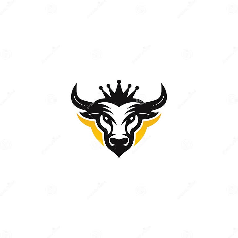 Simple Cow Logo. Cow Made in a Simple Style that Looks Elegant and ...