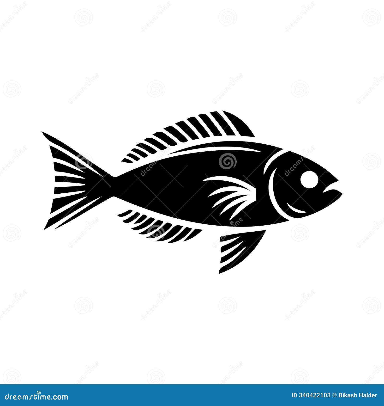Sweet Fish Icon Design Clipart Stock Illustration - Illustration of ...