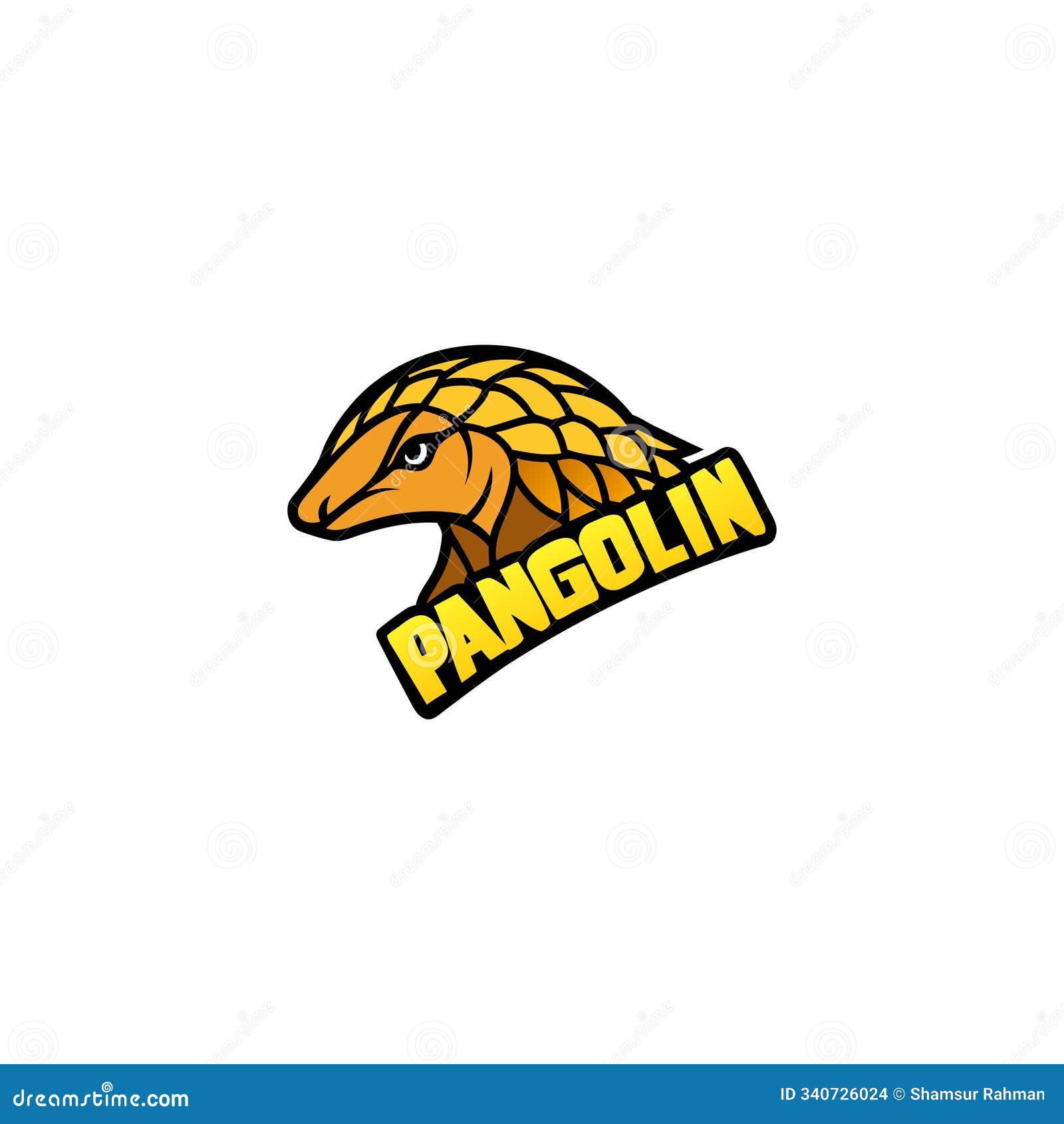 Pangolin Logo. Pangolin Logo Made in Monoline Style Very Simple Not ...