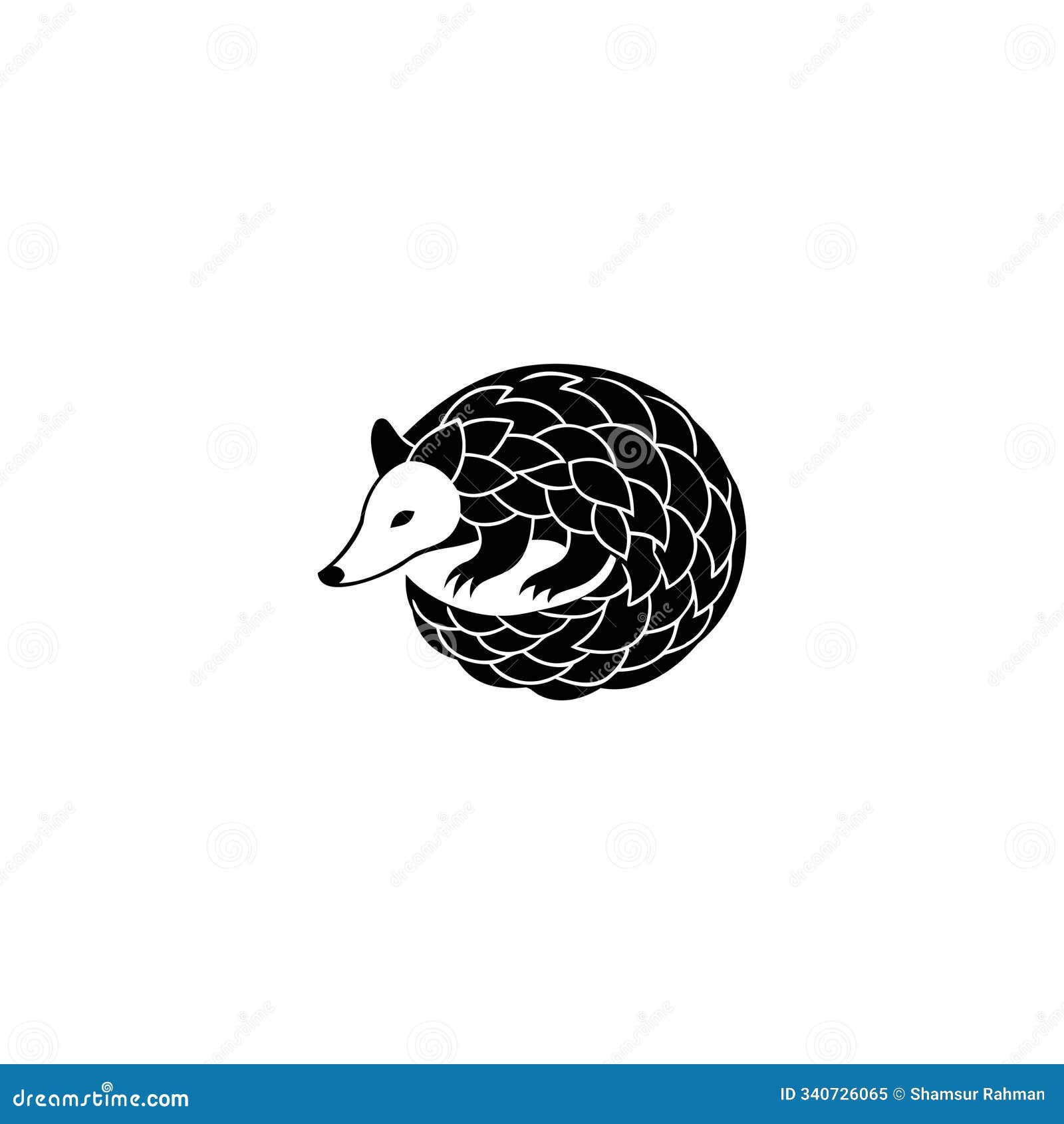Pangolin Logo. Pangolin Logo Made in Monoline Style Very Simple Not ...