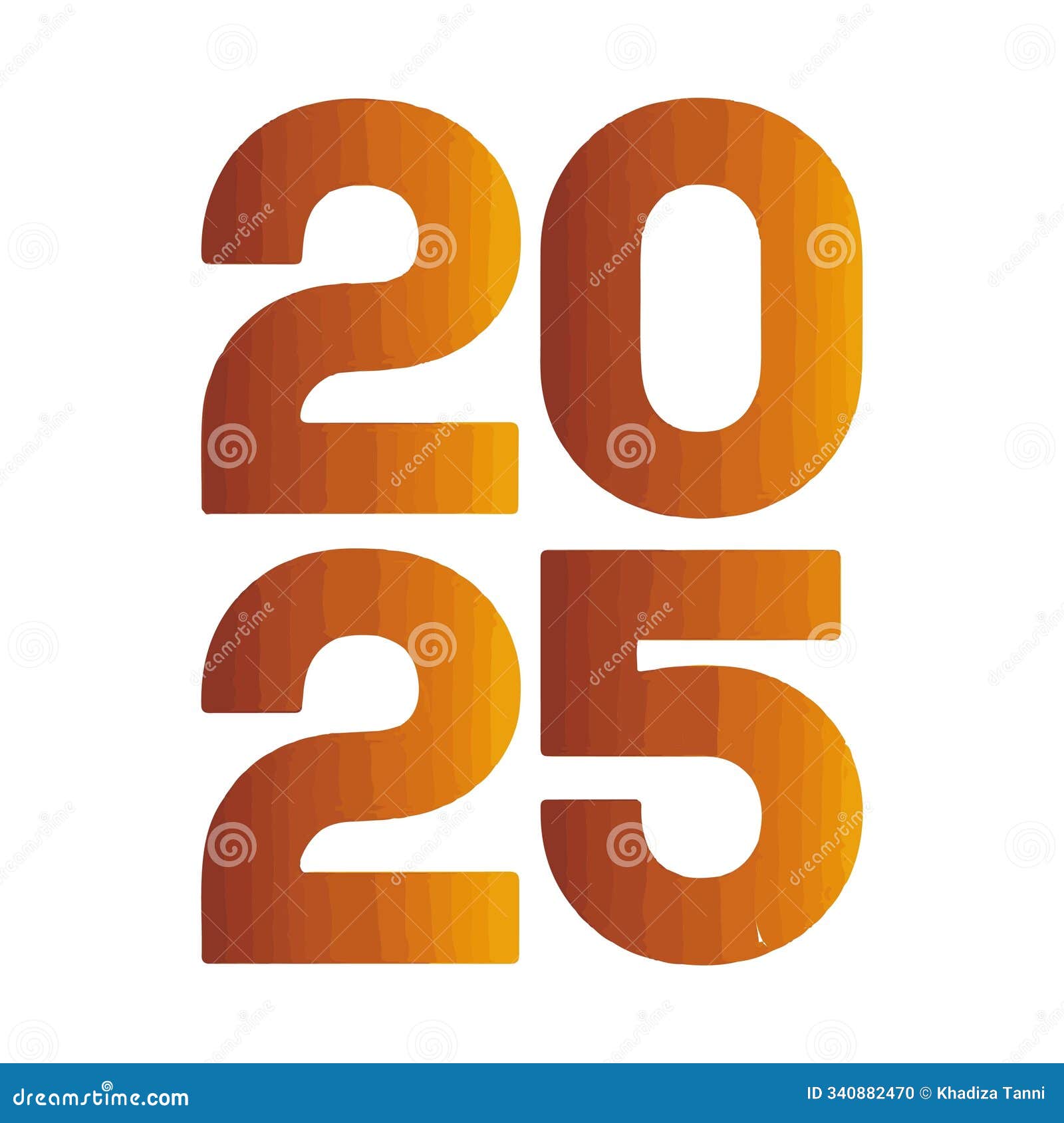 Bold Vision for 2025 a Year of Growth Vector Art and Illustration Stock ...