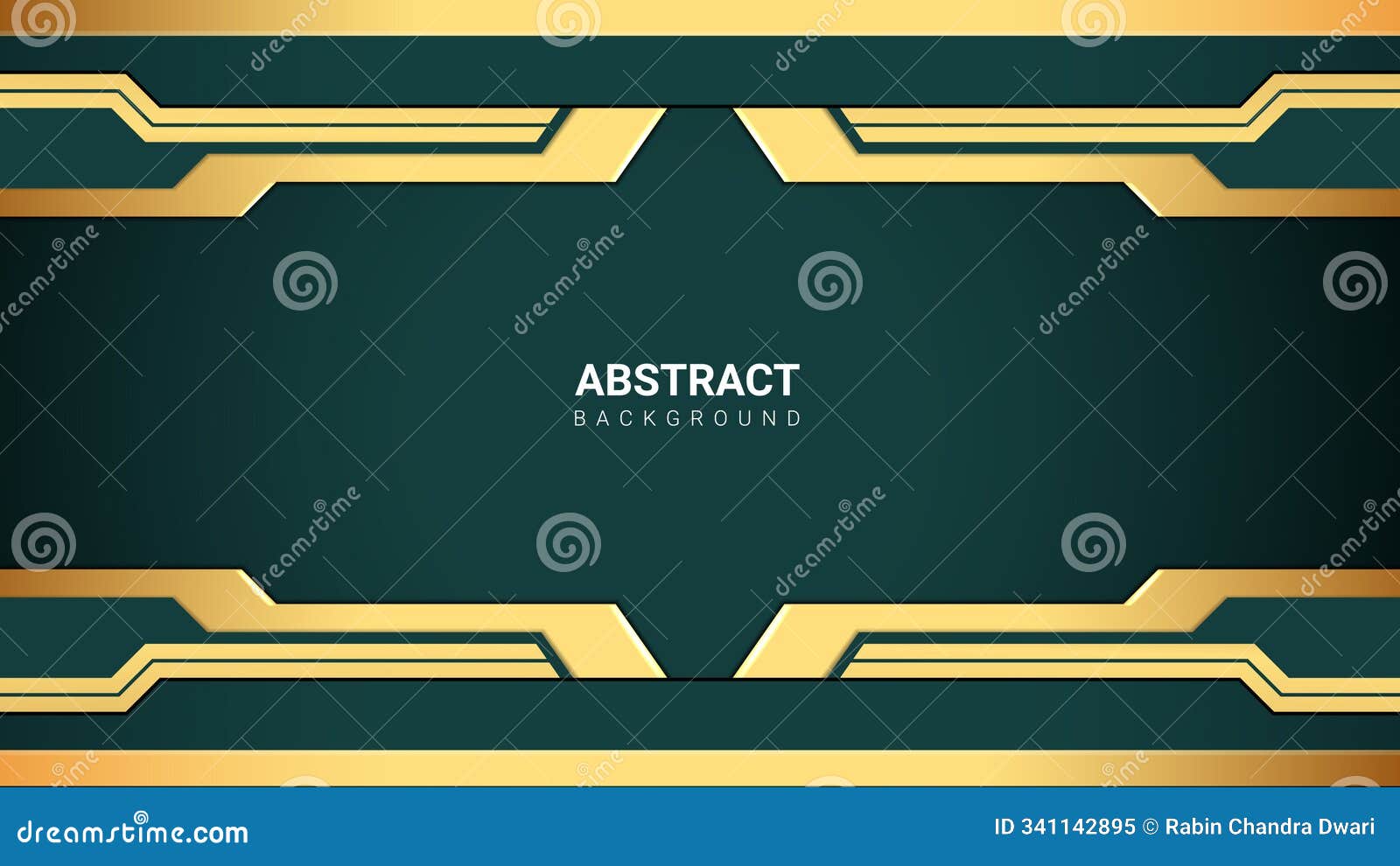 Abstract Futuristic Gaming Background with Green and Golden Gradient ...