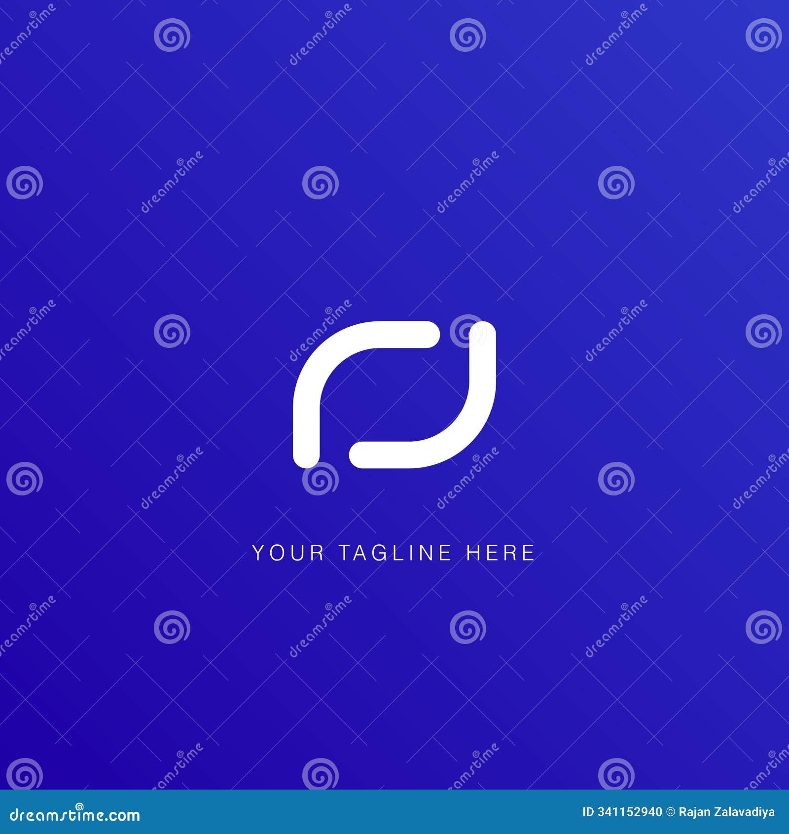 R and J Abstract Logo Deisng. Simple RJ Logo Vector Design Stock Vector ...