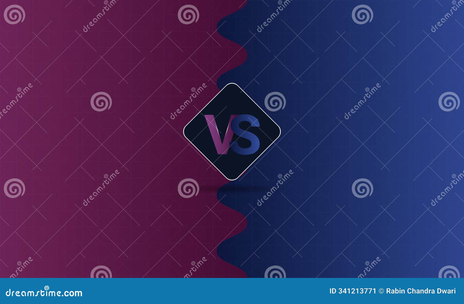 Versus Game Background Template Vector Stock Illustration ...