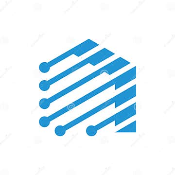 Home Network Logo Design Inspiration Stock Illustration - Illustration ...