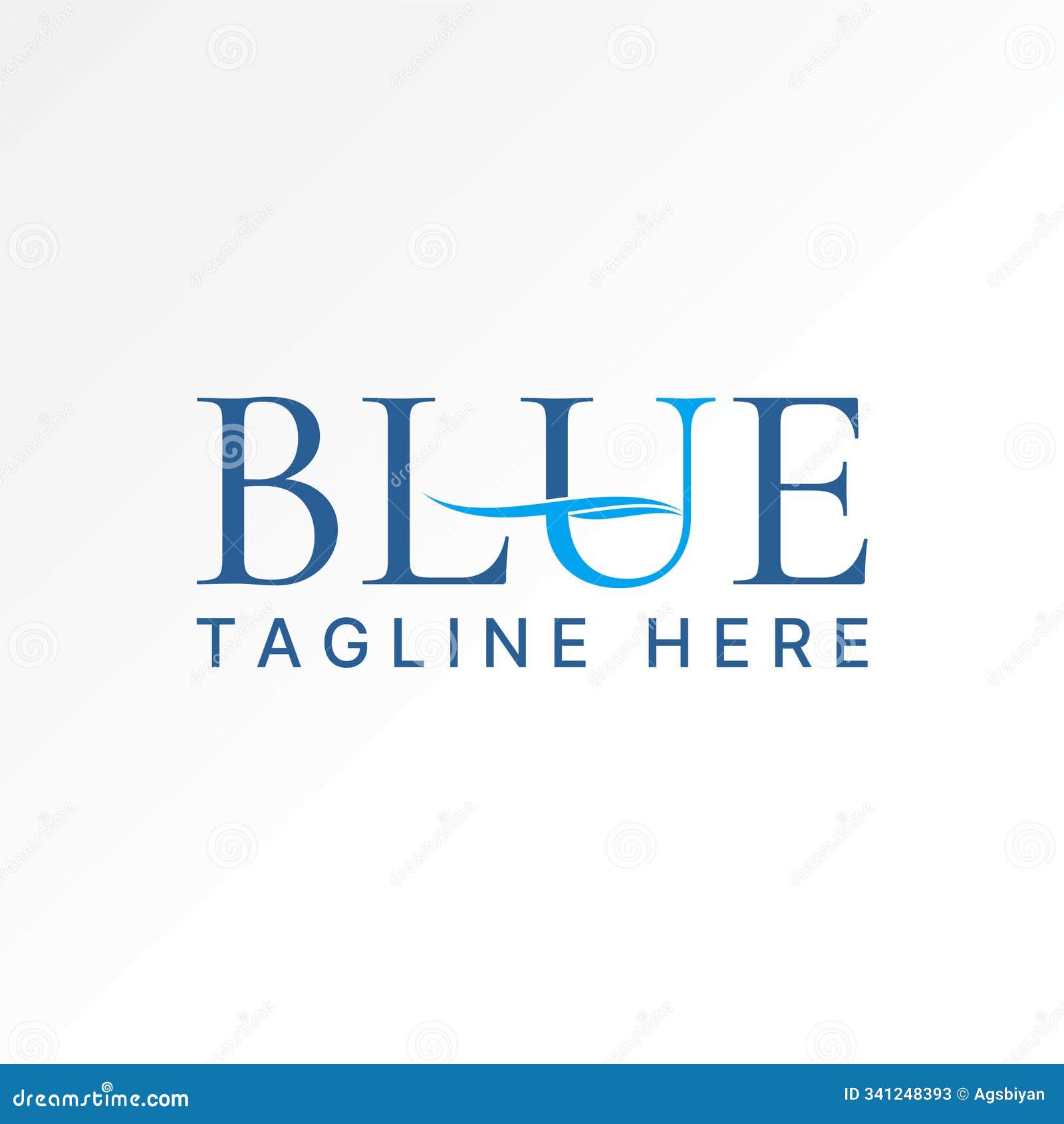 Text Word Blue Serif Font Waves Pool Water Related To Swim Monogram ...