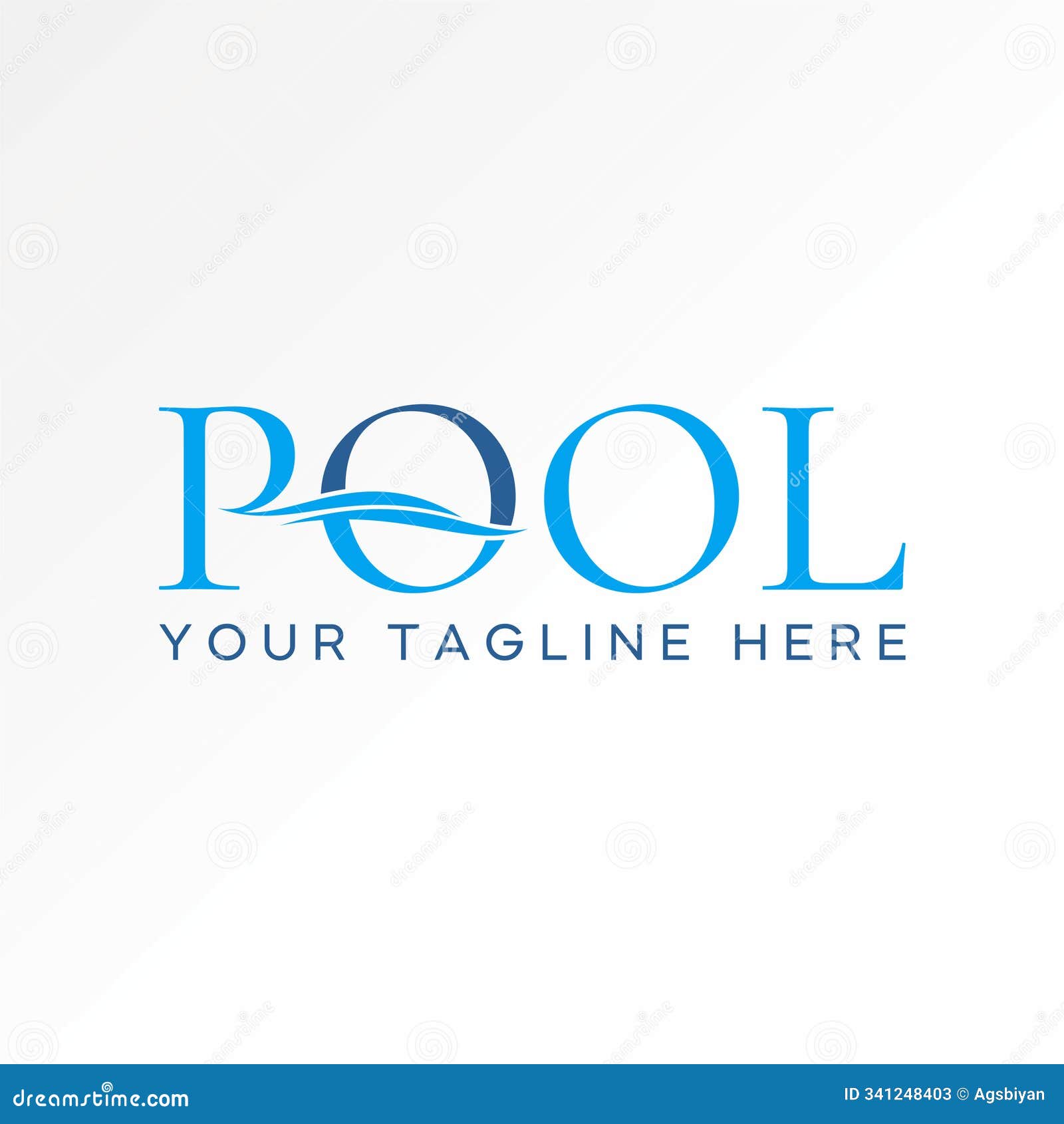 Initial Text Word Pool Font Swimming Water Related To Swim Monogram ...
