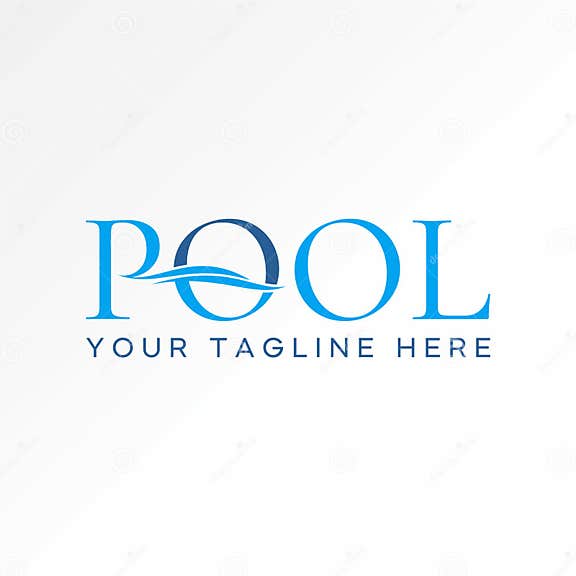Initial Text Word Pool Font Swimming Water Related To Swim Monogram ...