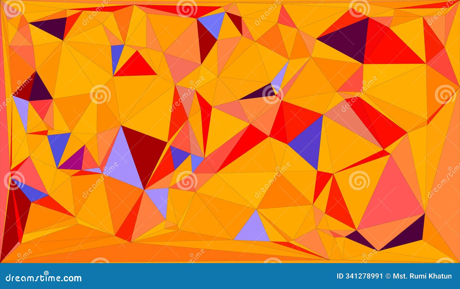 Vibrant Polygonal Background Featuring a Stunning Blend of Multi ...