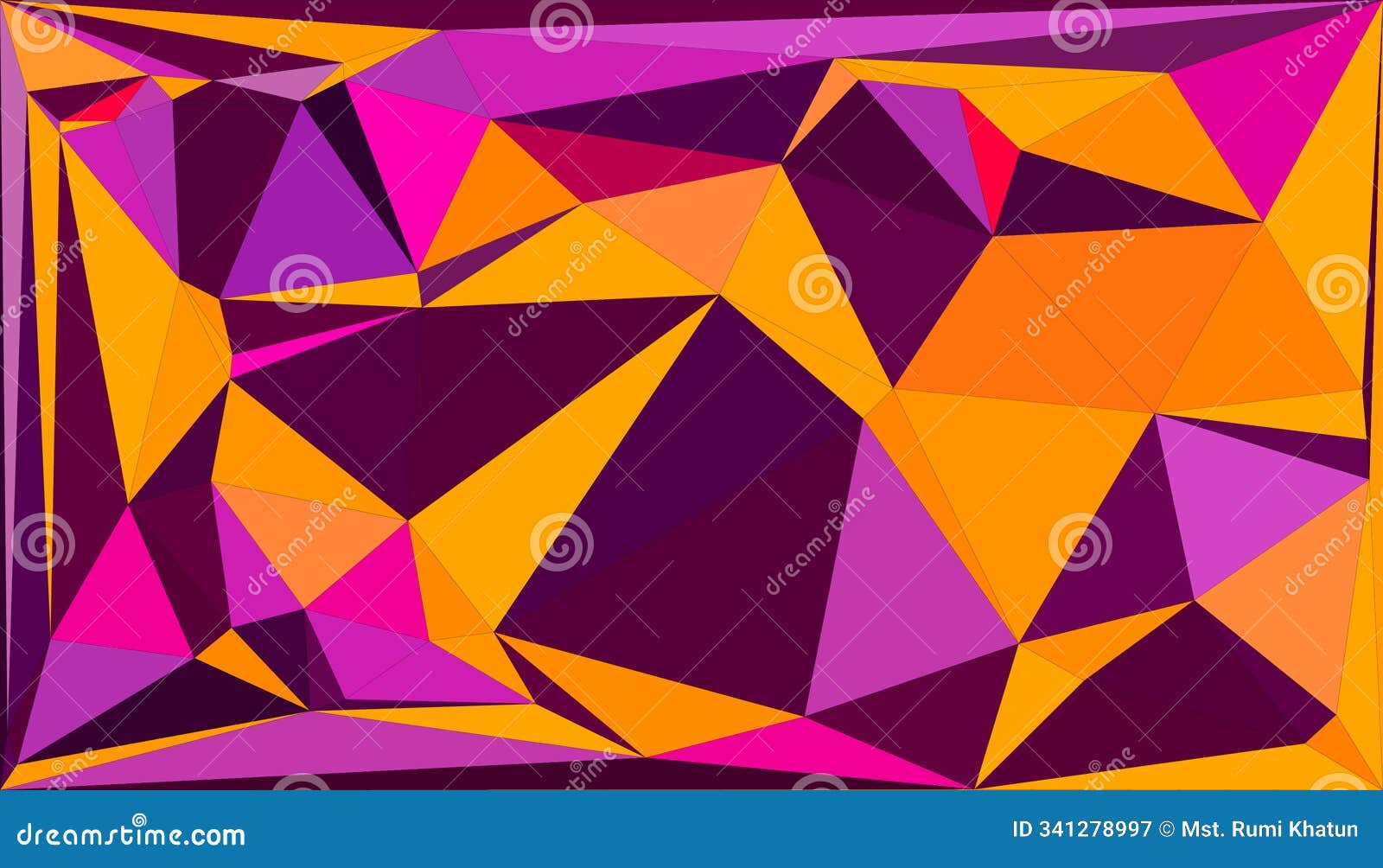 Vibrant Polygonal Background Featuring a Stunning Blend of Multi ...