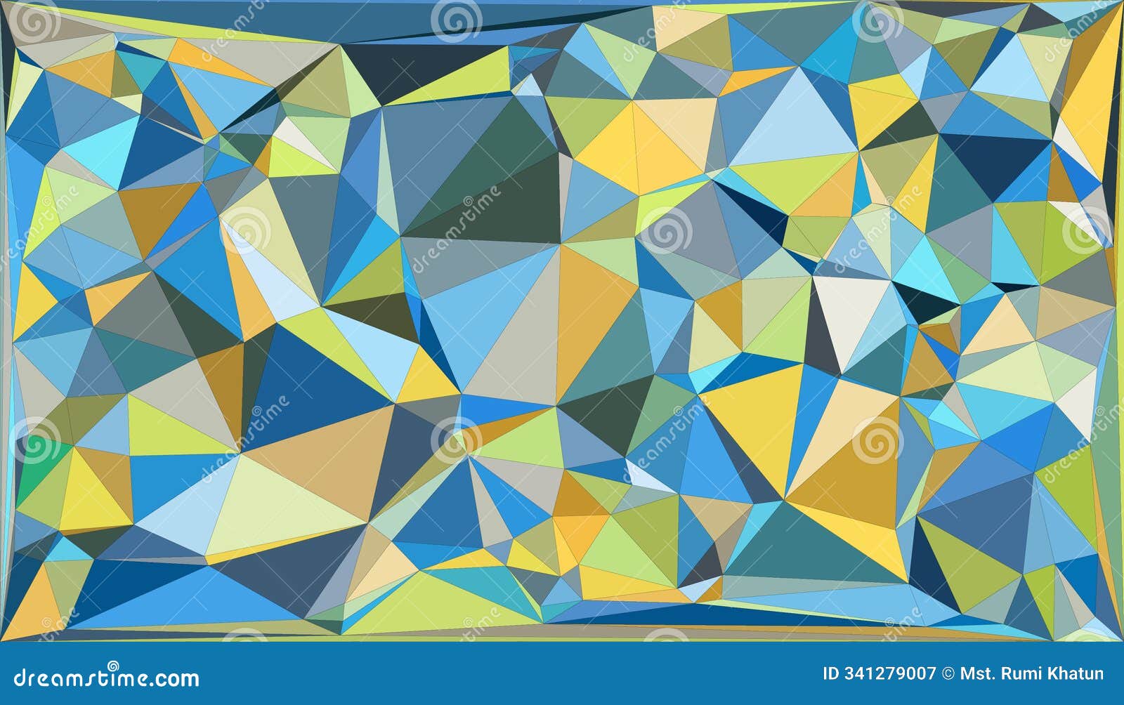 Vibrant Polygonal Background Featuring a Stunning Blend of Multi ...