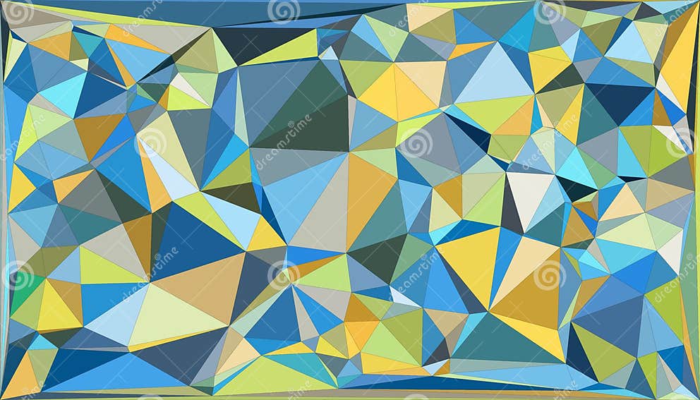 Vibrant Polygonal Background Featuring a Stunning Blend of Multi ...