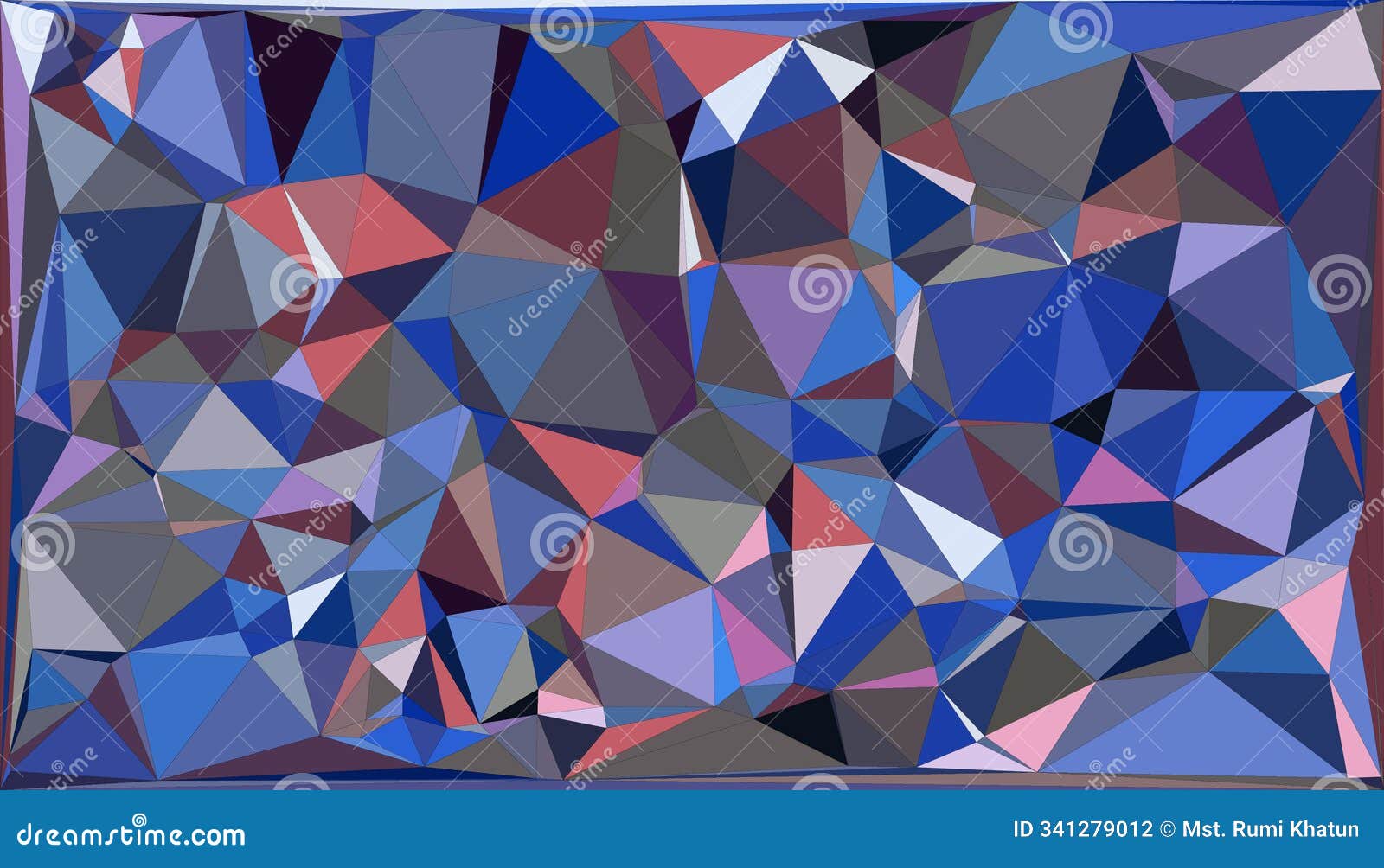 Vibrant Polygonal Background Featuring a Stunning Blend of Multi ...