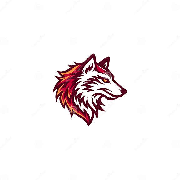Wolf Logo. Powerful and Unique Trendy Iconic Simple Wolf Logo. Stock Illustration - Illustration ...