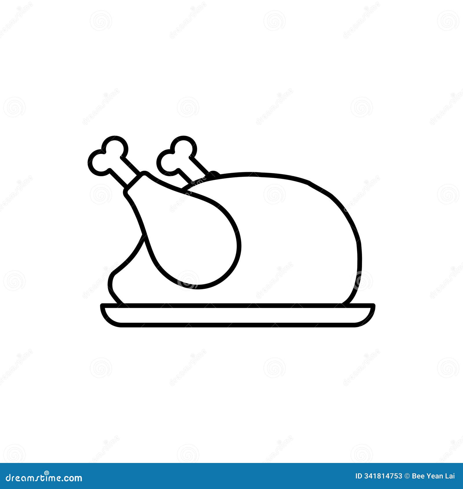 Turkey Chicken Cartoon Character Design. Thanksgiving Turkey Mascot ...