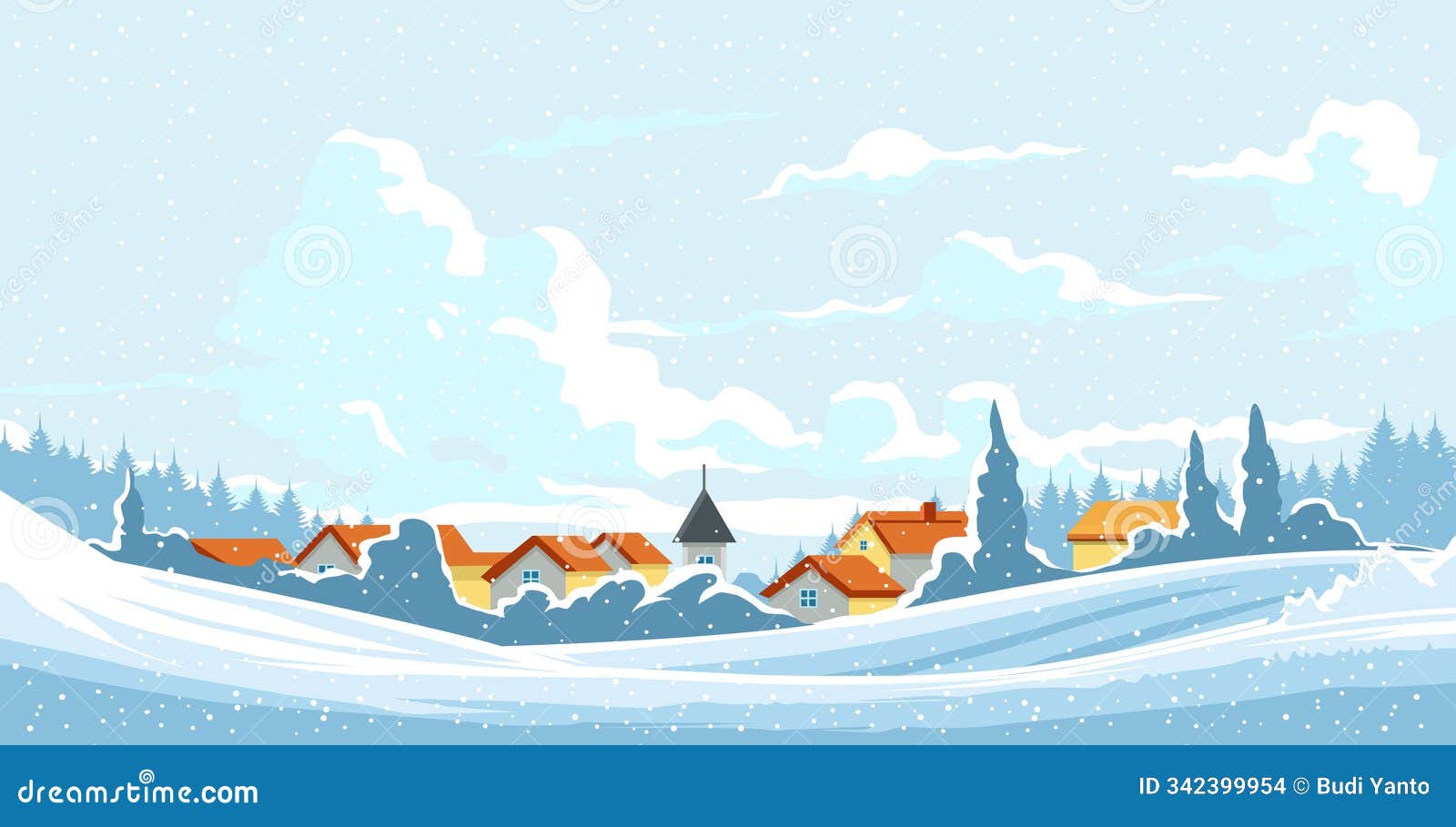 Church, Steeple Silhouette Cartoon Vector | CartoonDealer.com #295984135