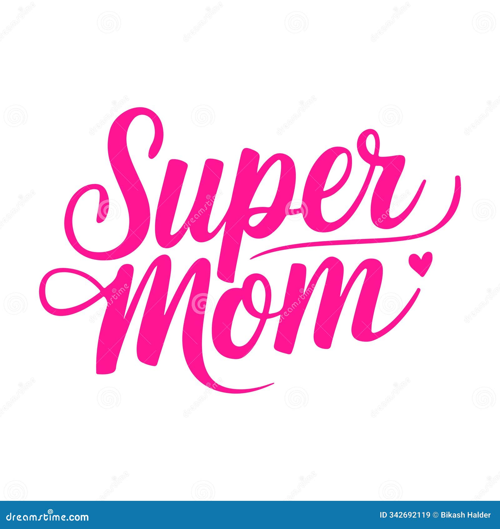 Super Mom Typography Silhouette Vector Stock Vector - Illustration of ...