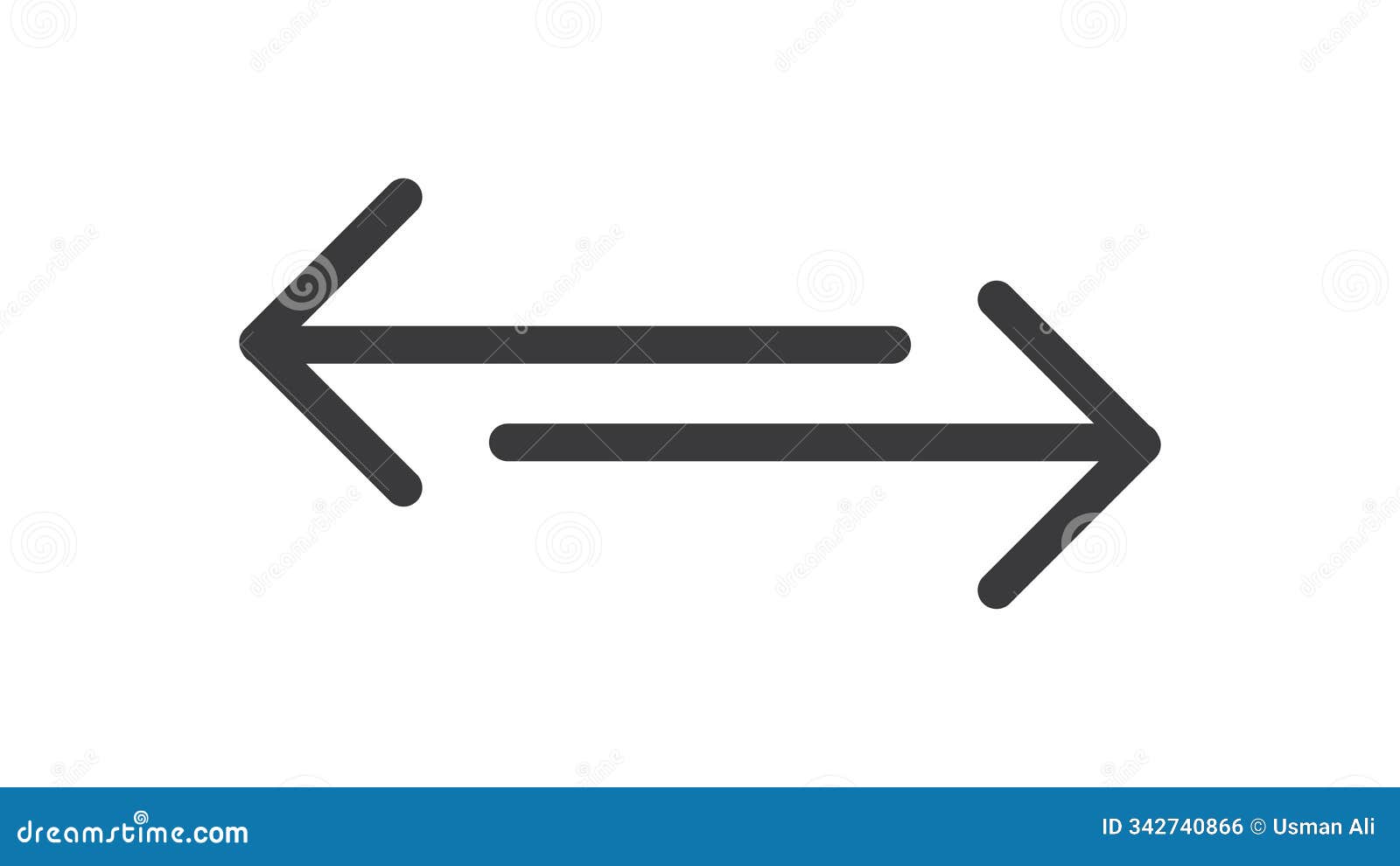Right left arrows icon stock illustration. Illustration of clarity ...