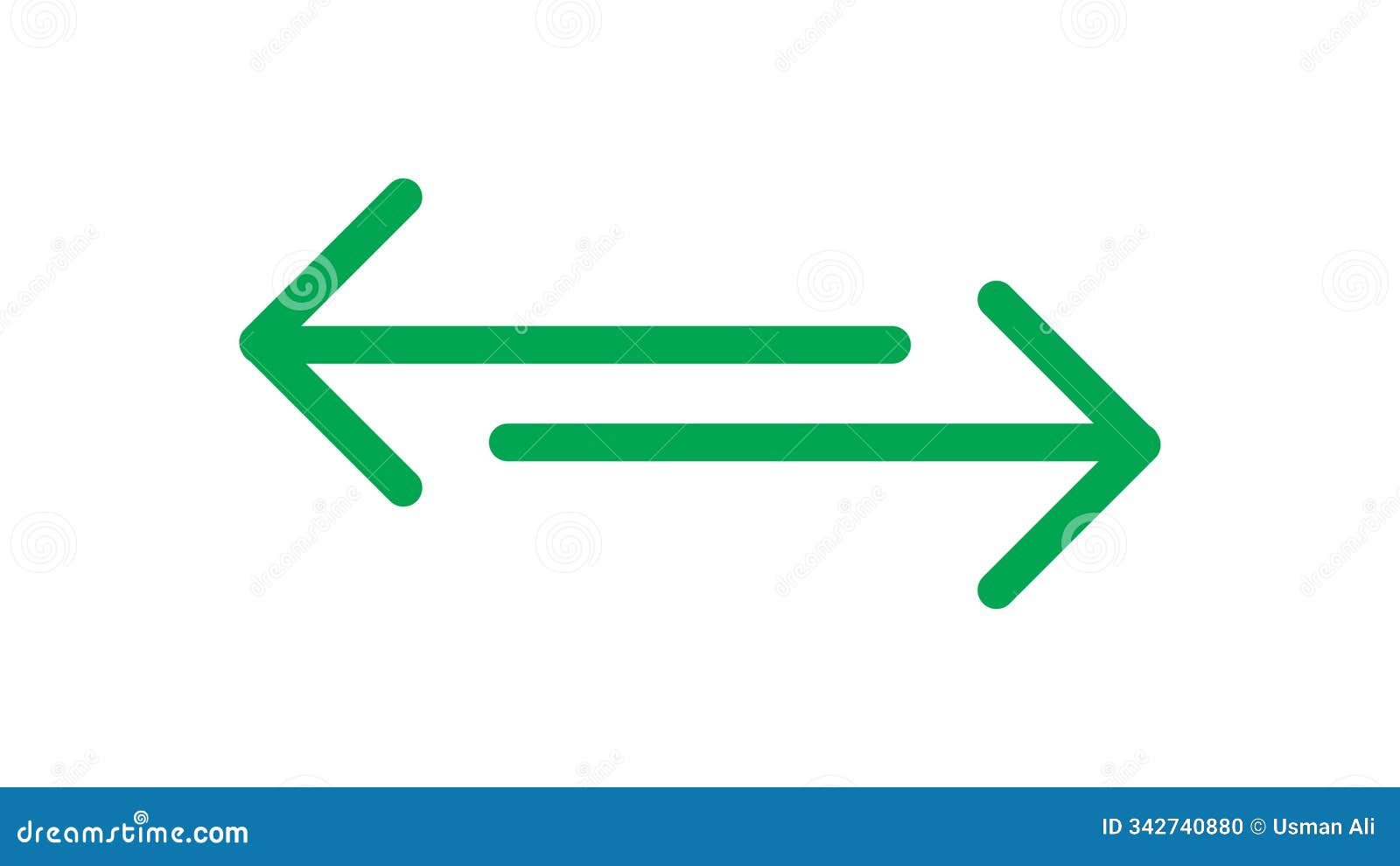 Right left arrows icon stock illustration. Illustration of pointing ...