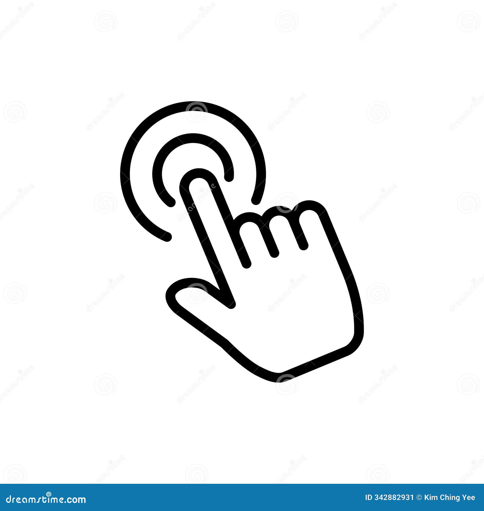 Pointer Cursor ?omputer Mouse Icon. Clicking Cursor, Pointing Hand ...