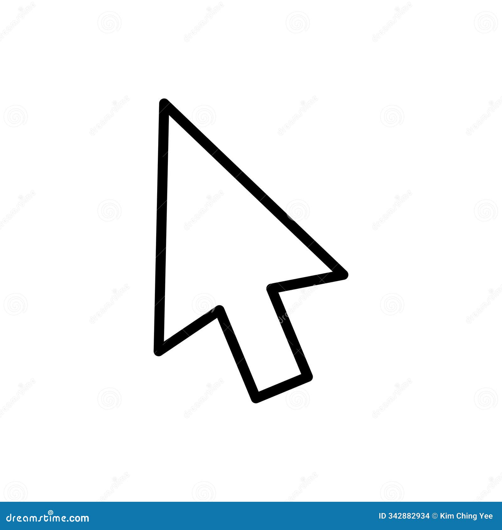 Mouse Cursor Sign Icon. Pointer Symbol Stock Illustration ...
