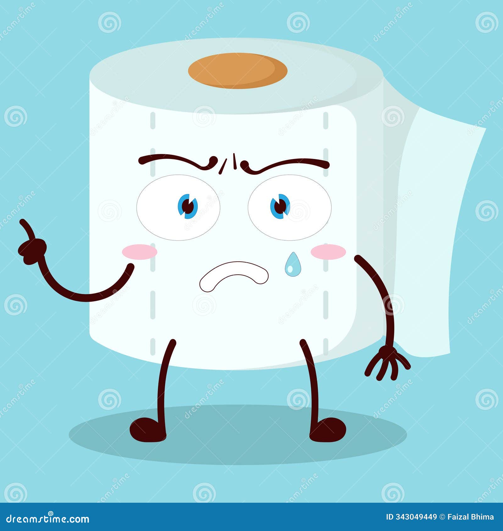 Cute Weird Expression Of Red Bean Character Cartoon Vector ...